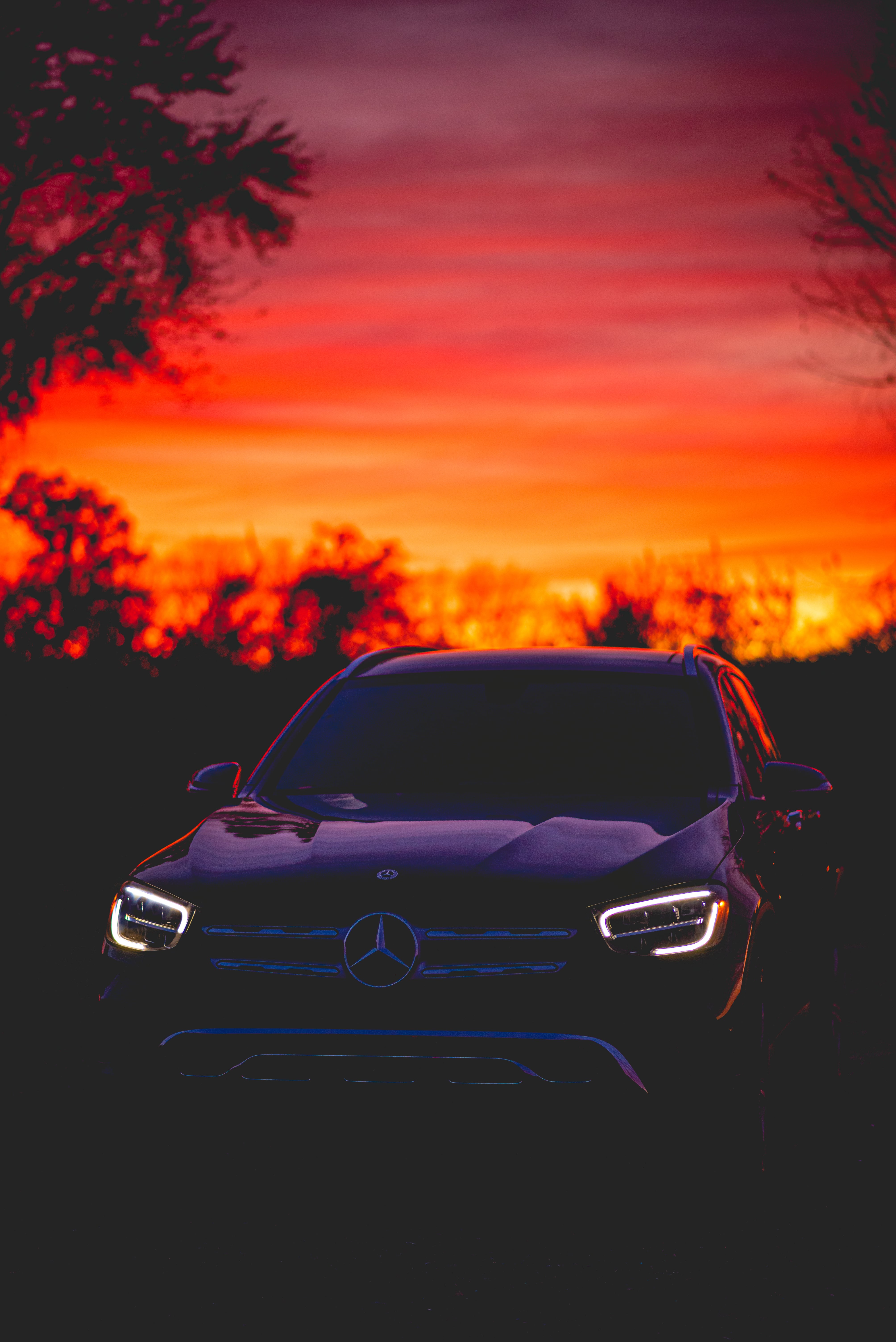 Mercedes At Sunset Wallpapers - Wallpaper Cave