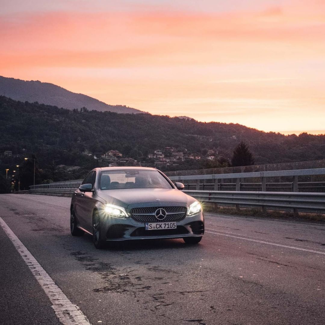 Mercedes At Sunset Wallpapers - Wallpaper Cave