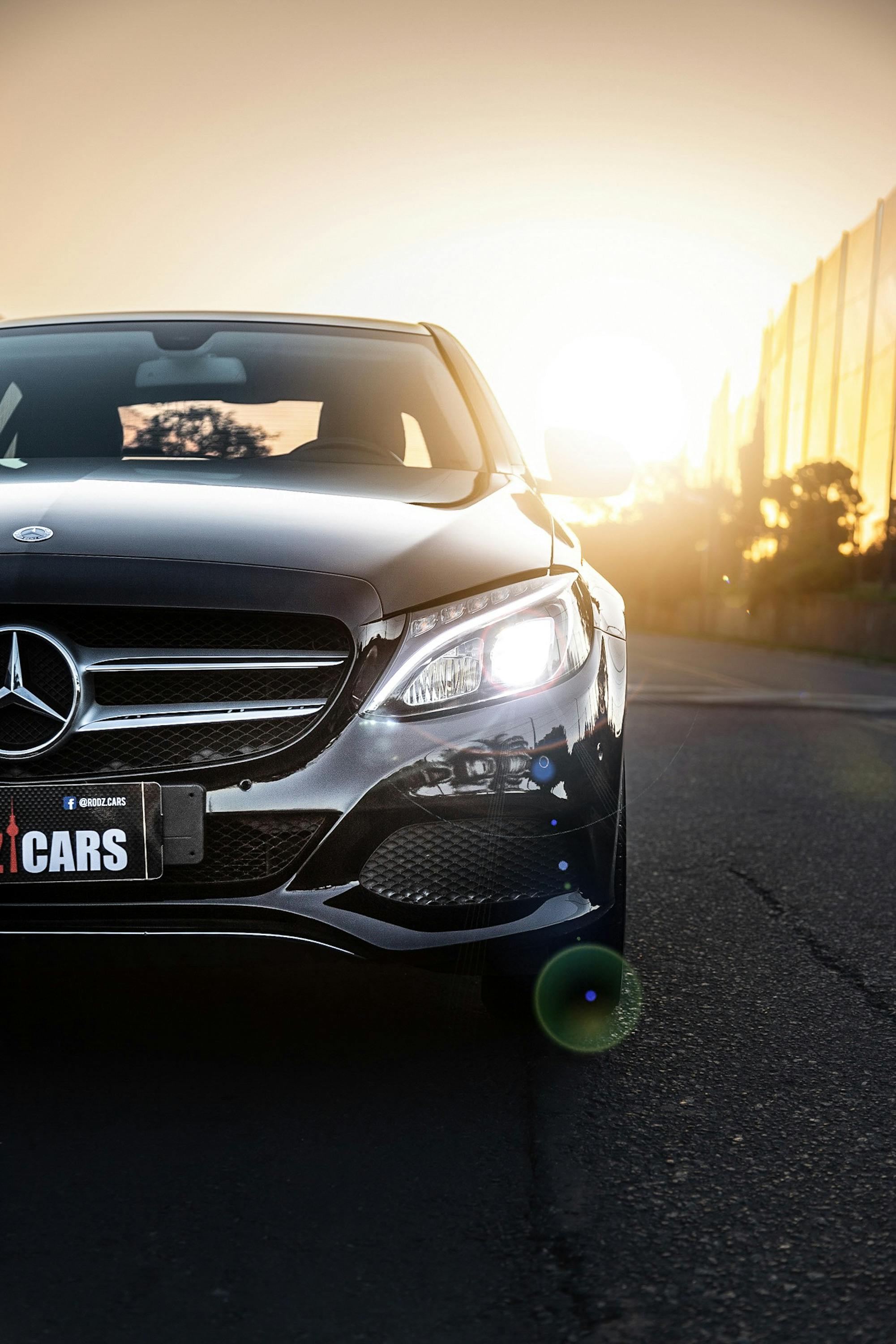 Mercedes At Sunset Wallpapers - Wallpaper Cave