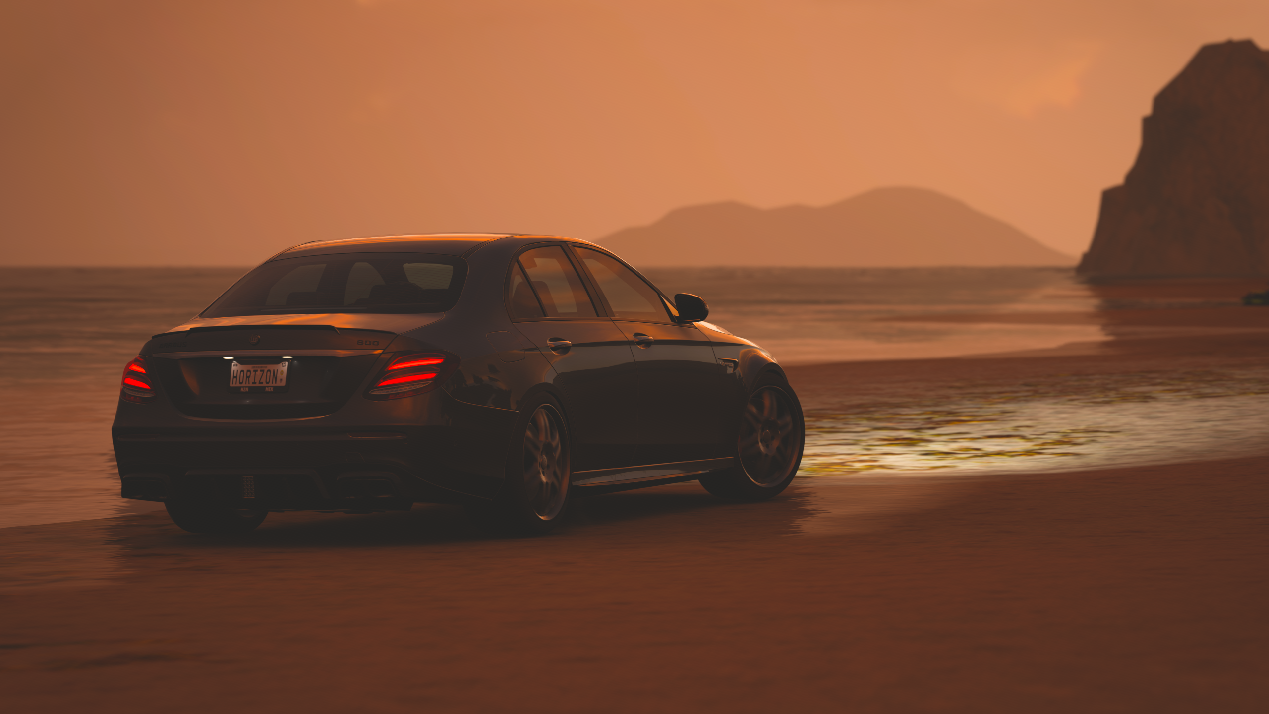 Mercedes At Sunset Wallpapers - Wallpaper Cave