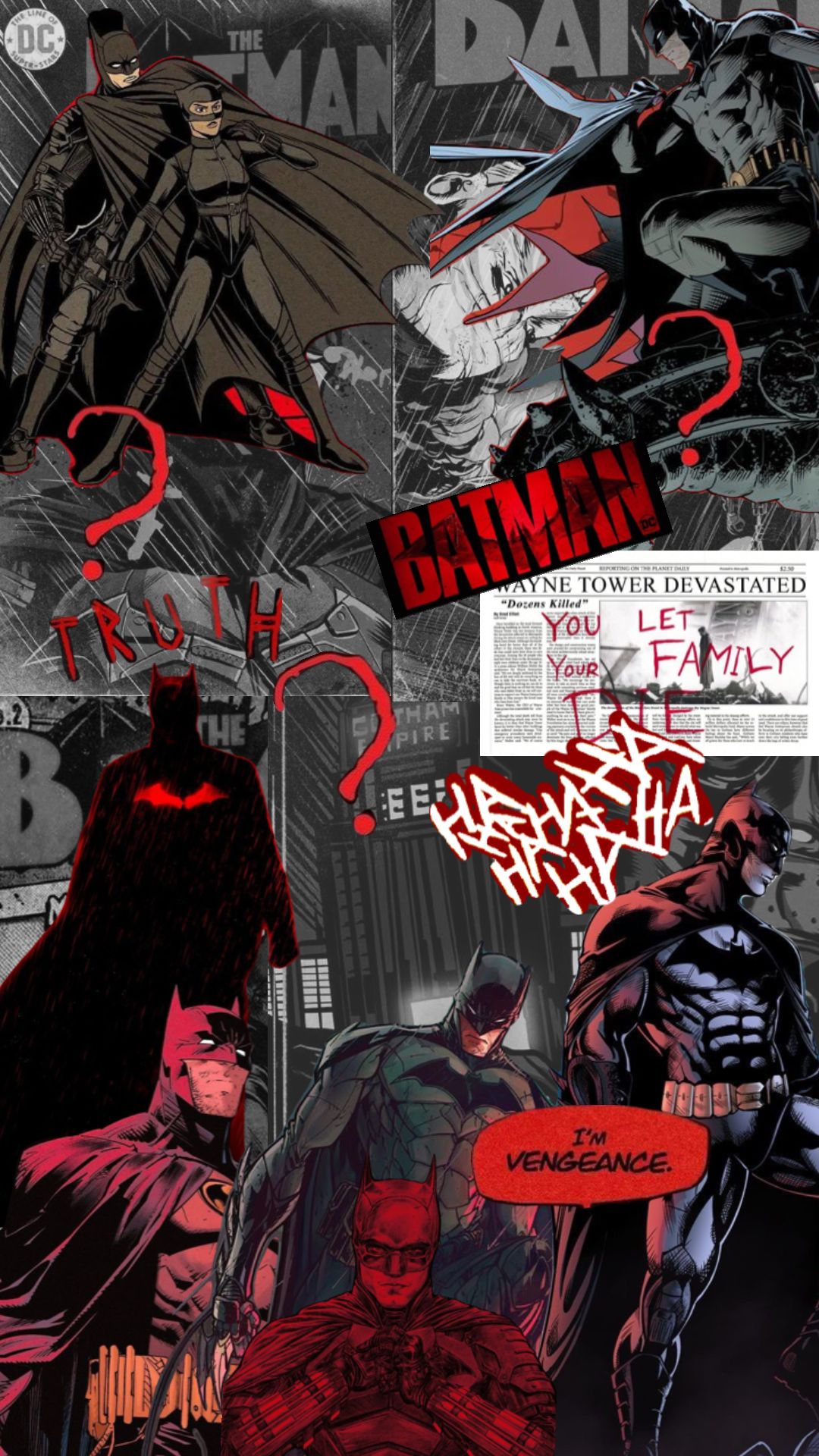 Batman Collage Wallpapers - Wallpaper Cave