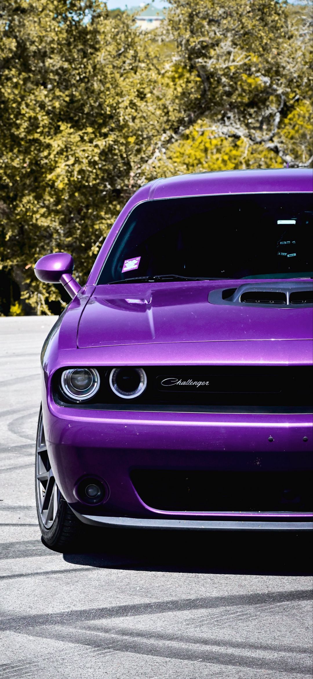 Purple Challenger Hellcat Wallpaper