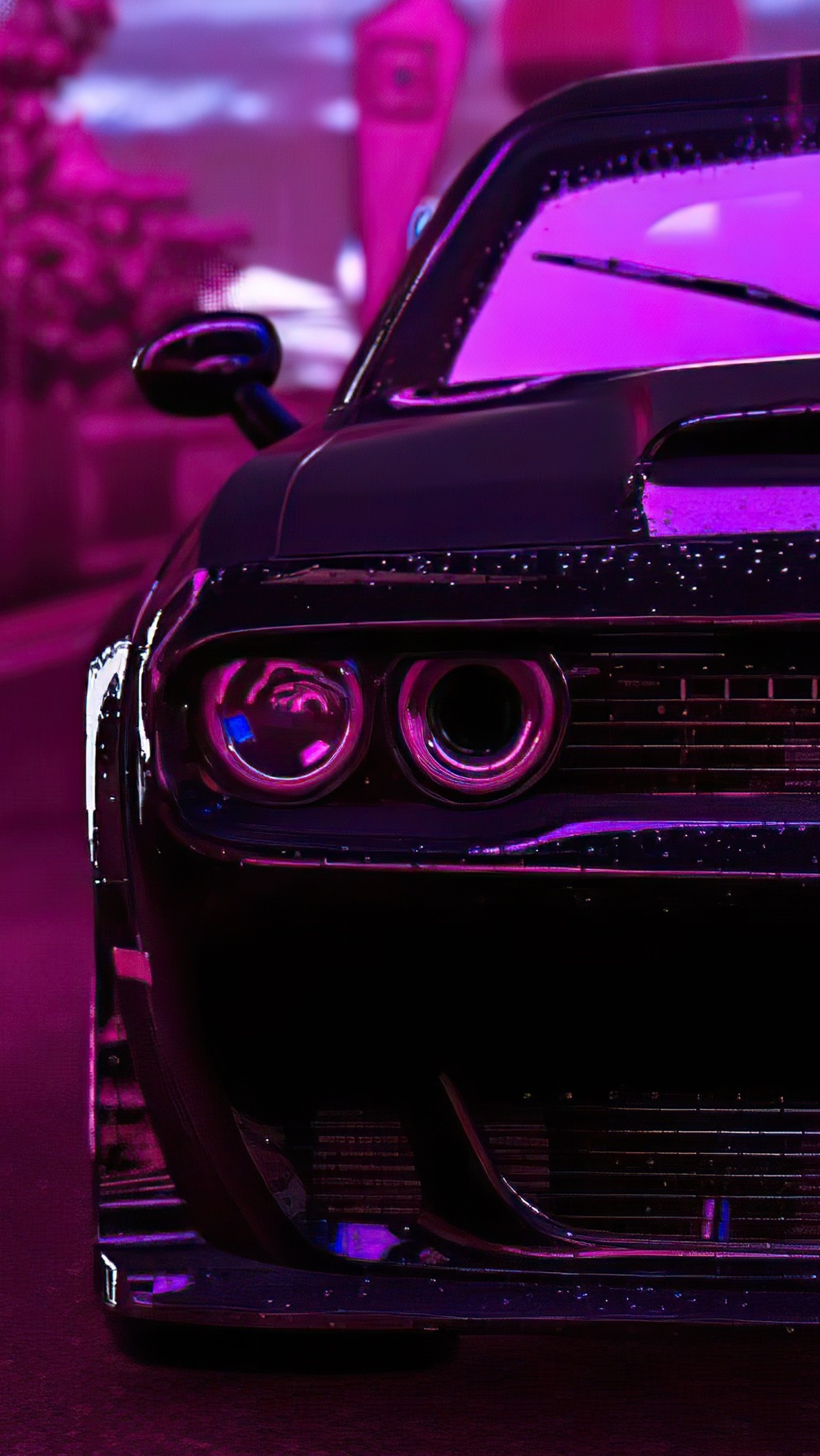 Dodge Challenger Hellcat Purple Wallpapers - Wallpaper Cave