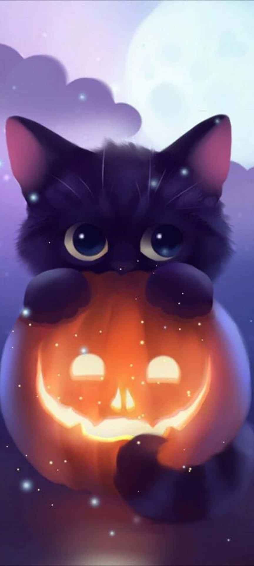 Cute Spooky Cat Wallpapers - Wallpaper Cave