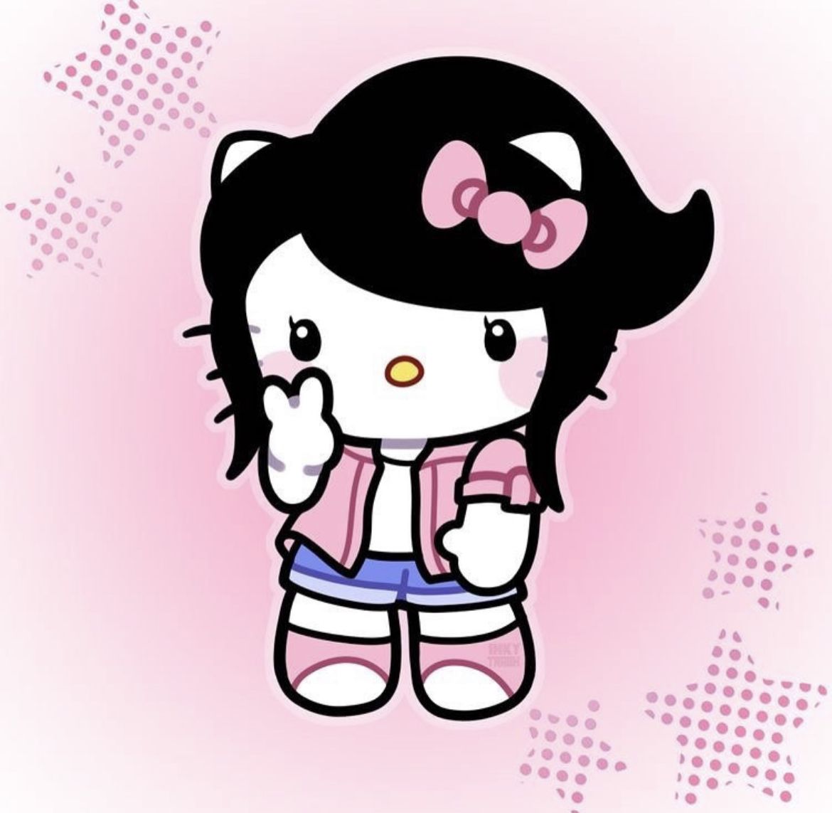 Hello Kitty With Hair Wallpapers - Wallpaper Cave