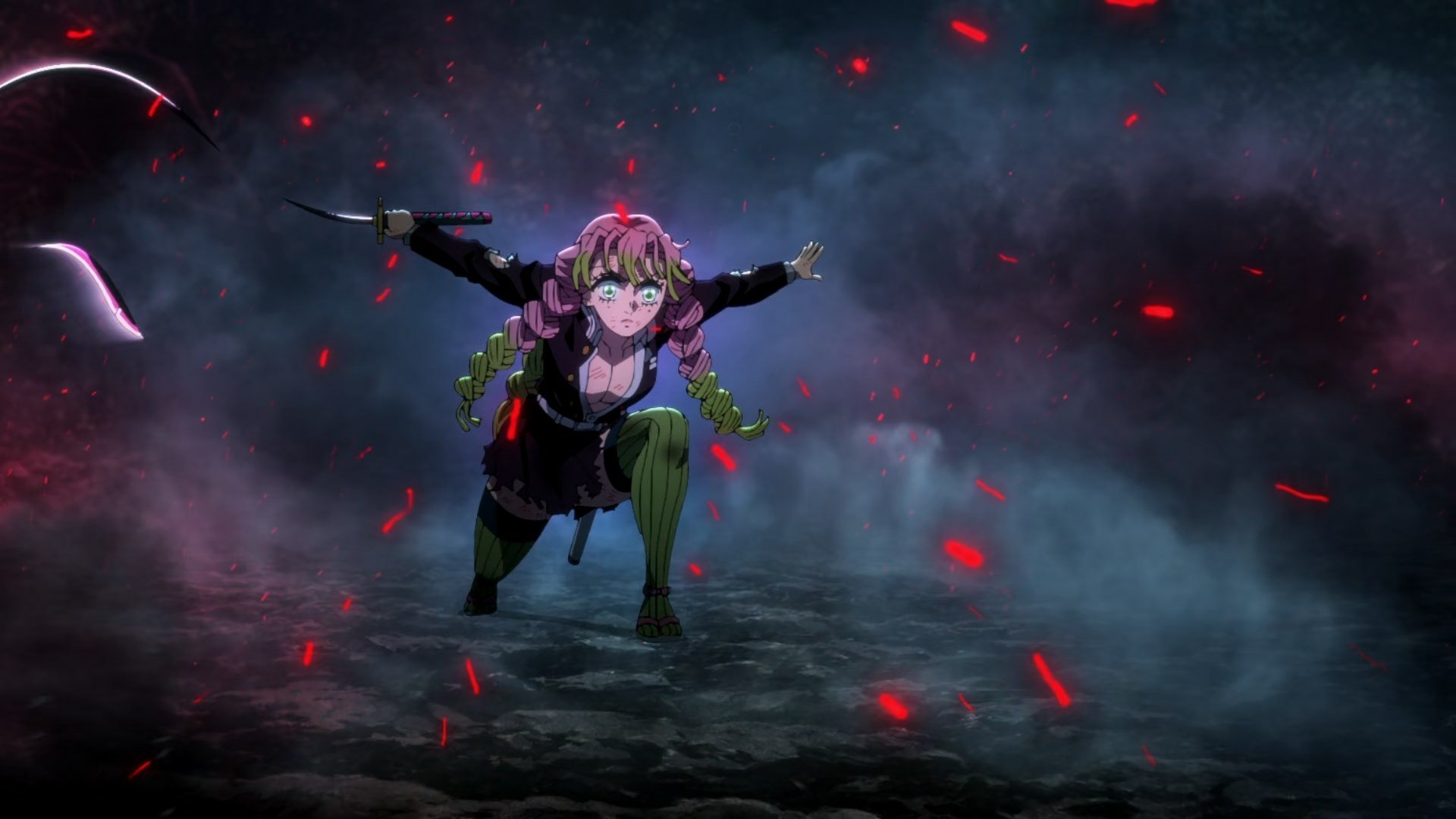 Demon Slayer Fighting Wallpapers - Wallpaper Cave