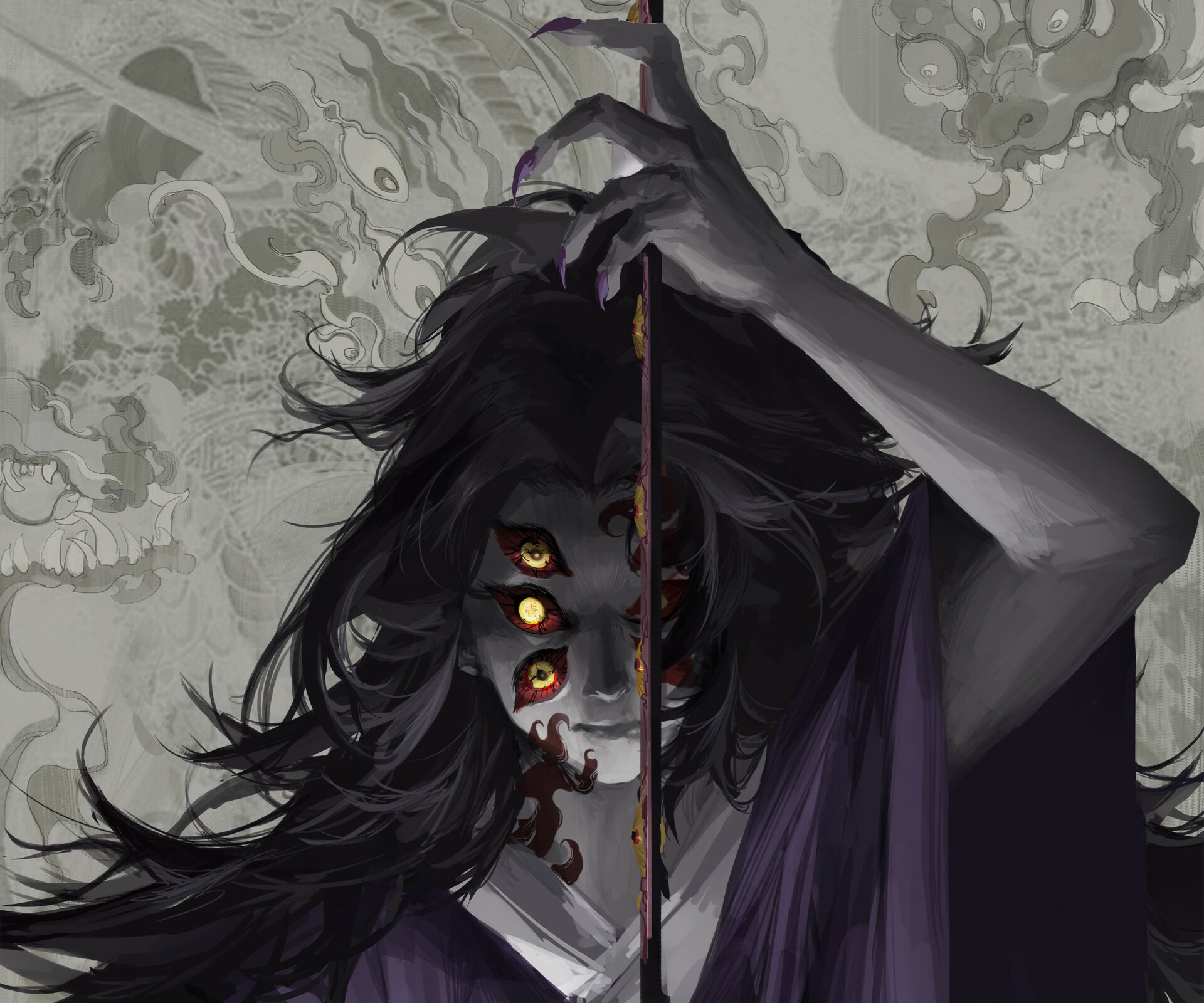 Kokushibo Icons Manga Wallpapers - Wallpaper Cave