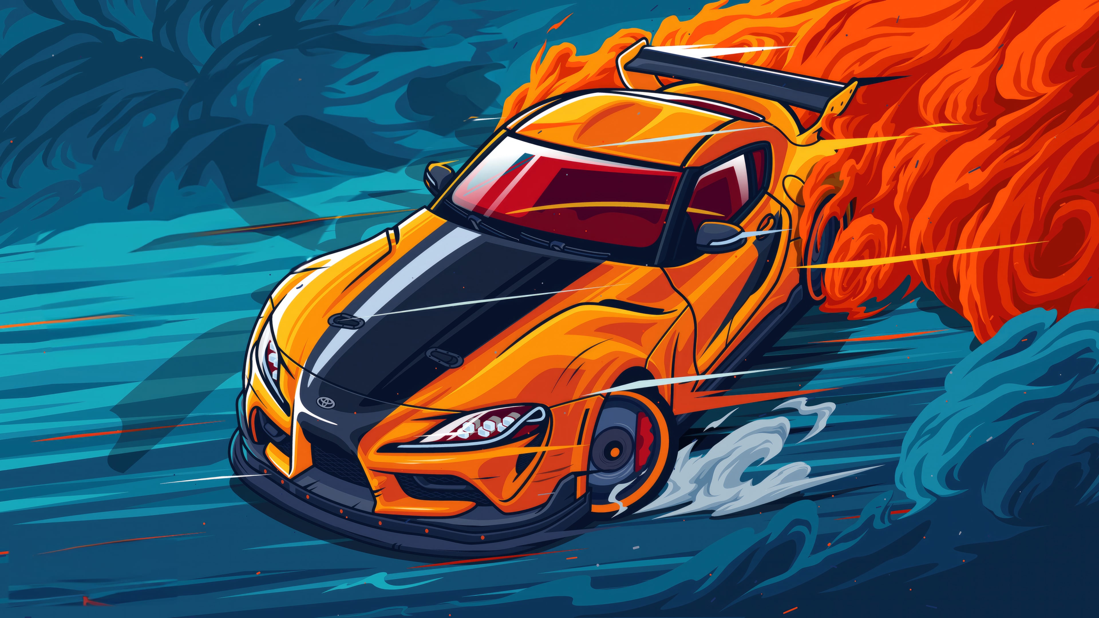 Toyota Supra 4k Anime Wallpapers - Wallpaper Cave