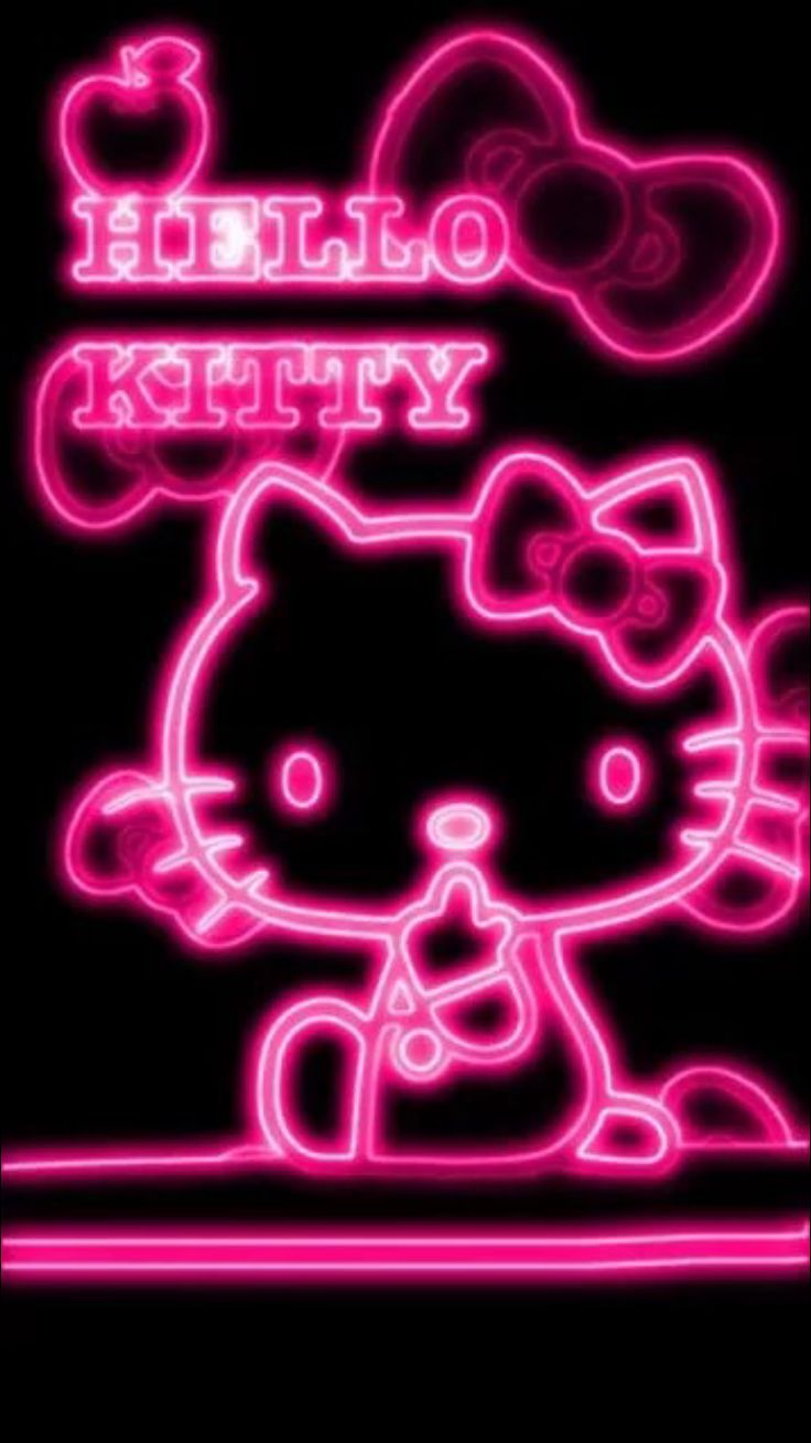 Hello Kitty Neon Wallpapers - Wallpaper Cave