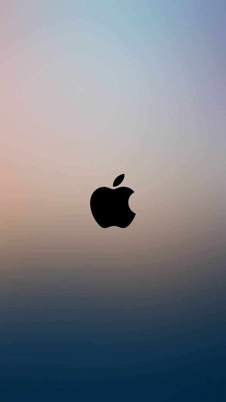 Blue iPhone Logo Wallpapers - Wallpaper Cave