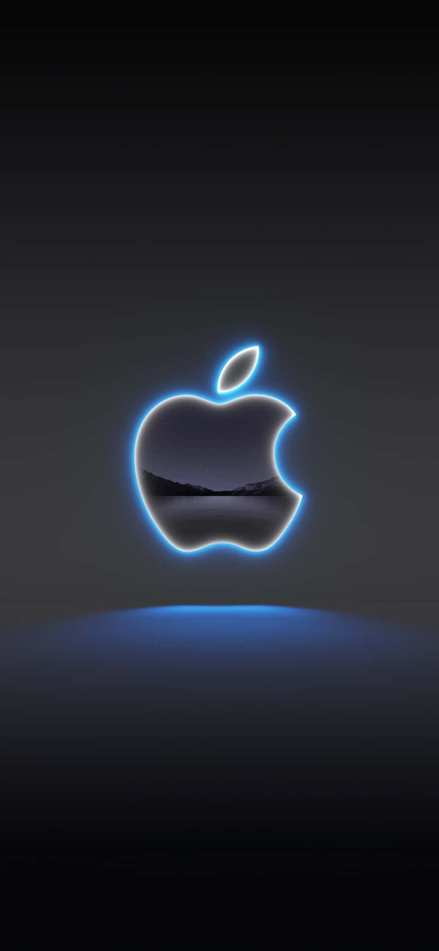 Blue iPhone Logo Wallpapers - Wallpaper Cave