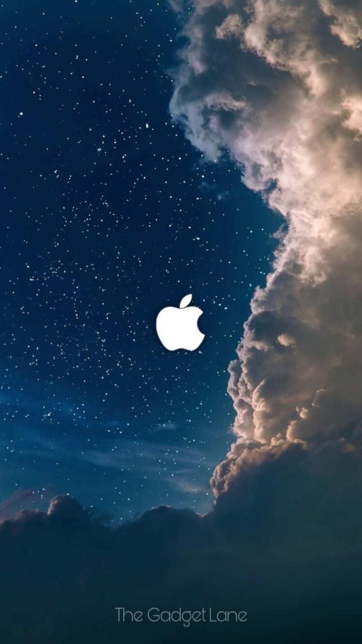 Blue iPhone Logo Wallpapers - Wallpaper Cave