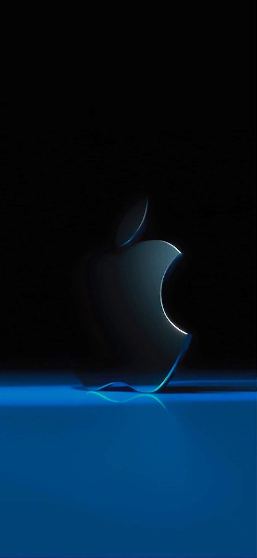Blue iPhone Logo Wallpapers - Wallpaper Cave