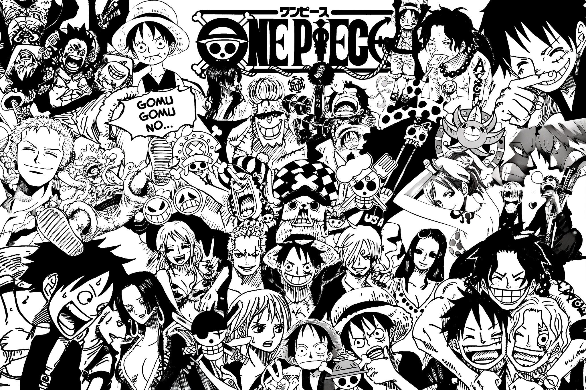 One Piece HD Computer Dark Wallpapers - Wallpaper Cave