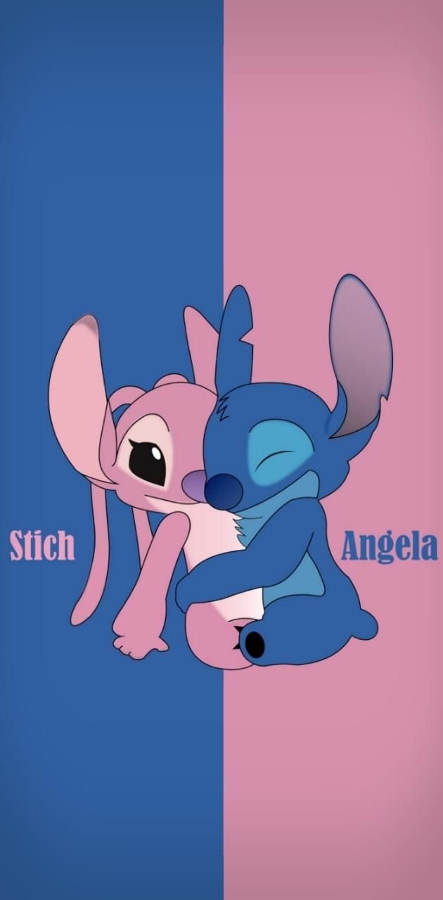 Pink And Blue Stitch Wallpapers - Wallpaper Cave
