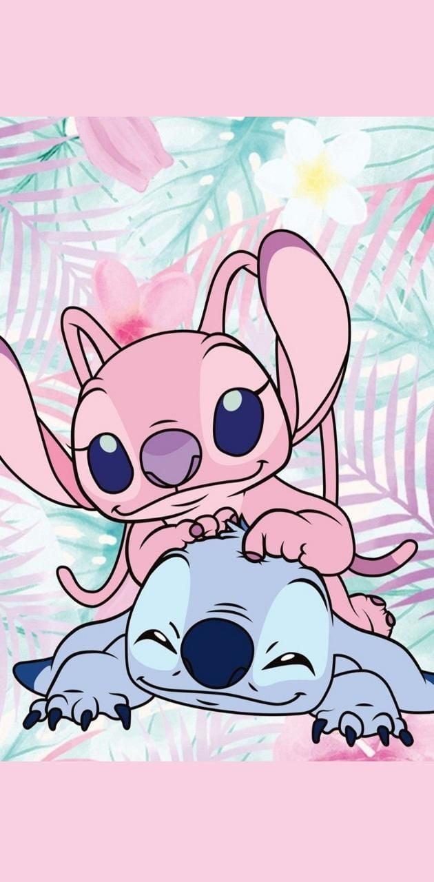 Pink And Blue Stitch Wallpapers - Wallpaper Cave