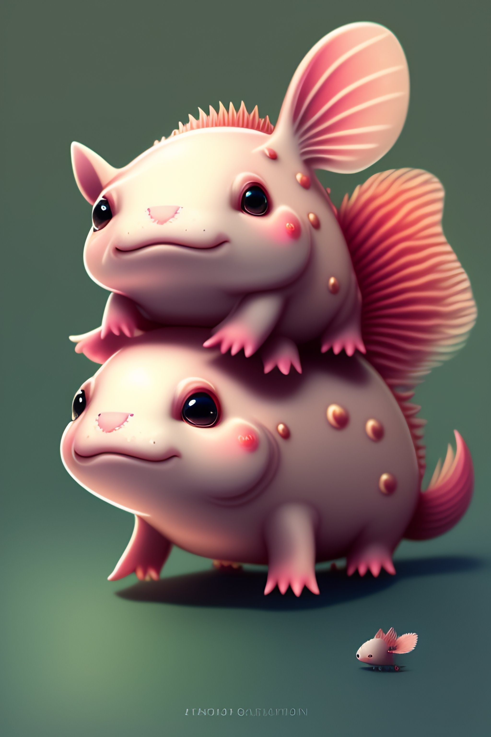 Axolotl Cartoon Wallpapers - Wallpaper Cave