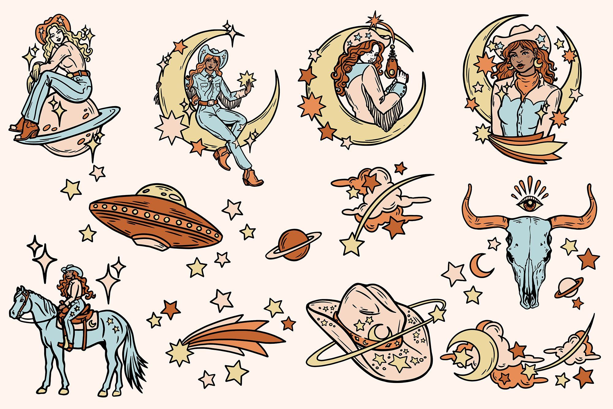 Cosmic Cowgirl Wallpapers - Wallpaper Cave