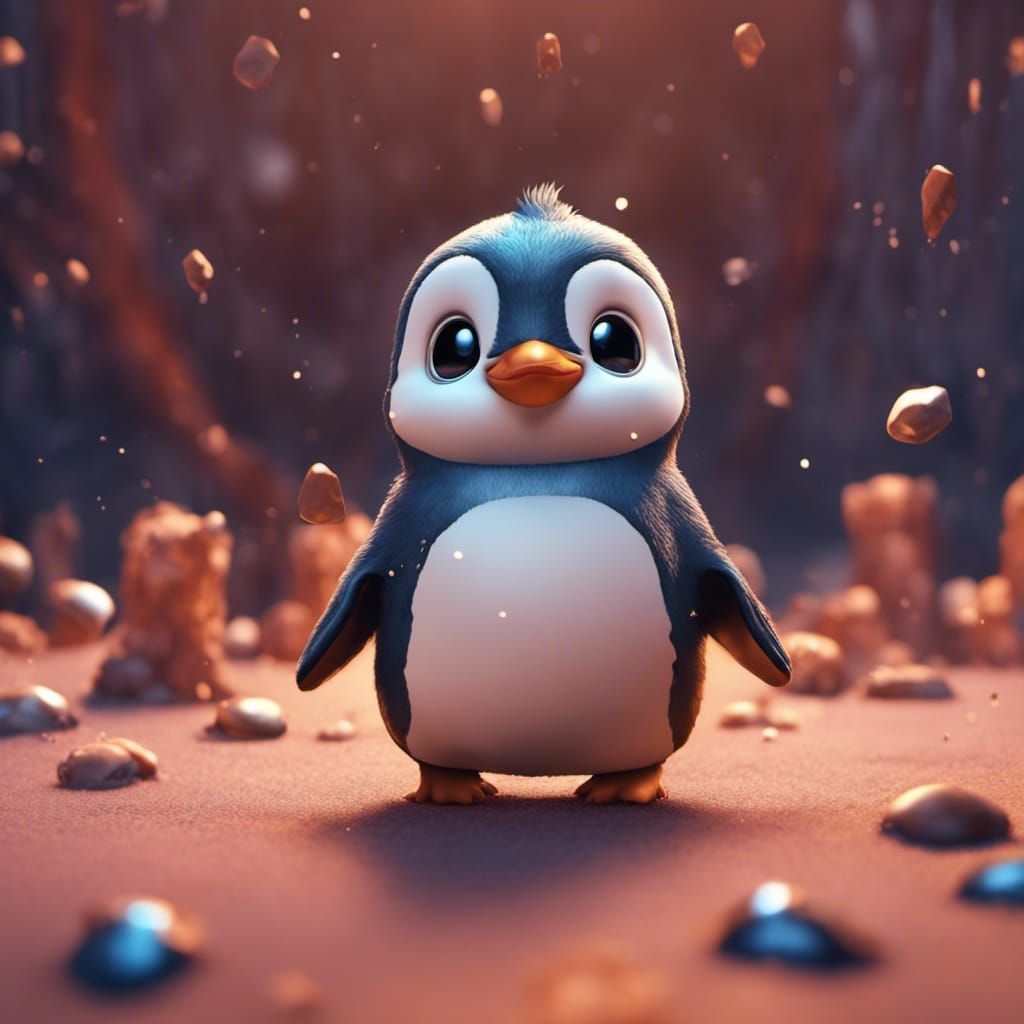 Cute Penguin Baby Wallpapers - Wallpaper Cave
