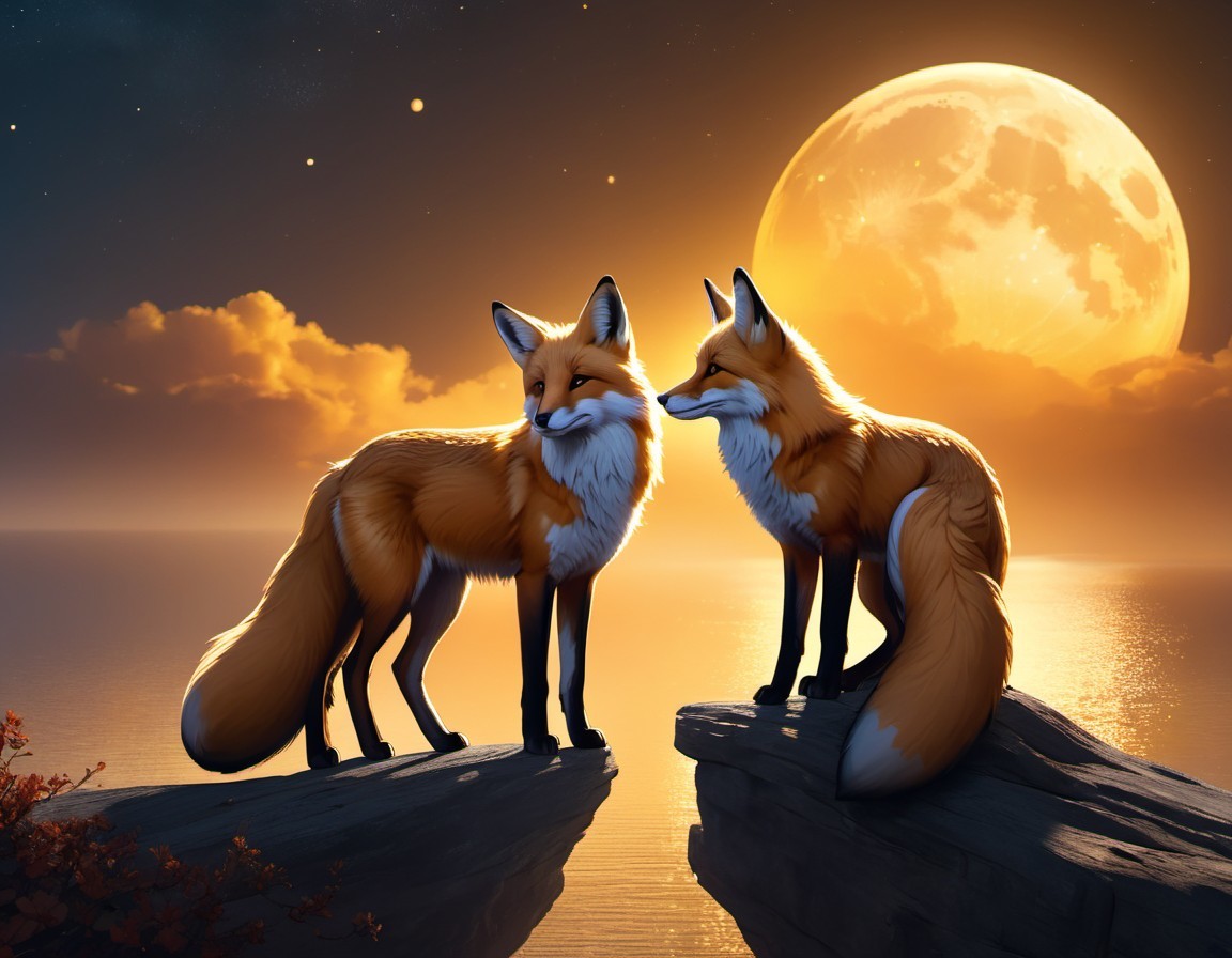 Moon Fox Wallpapers - Wallpaper Cave