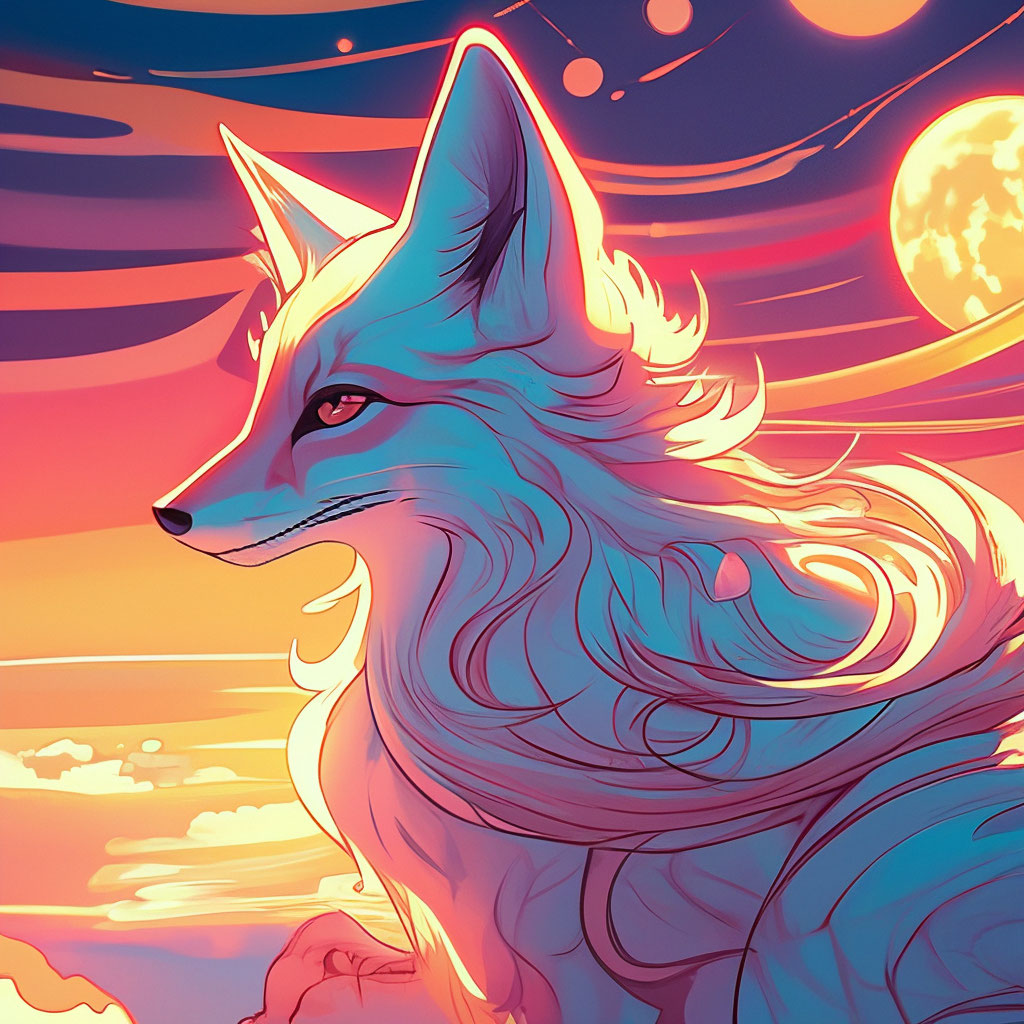 Moon Fox Wallpapers - Wallpaper Cave