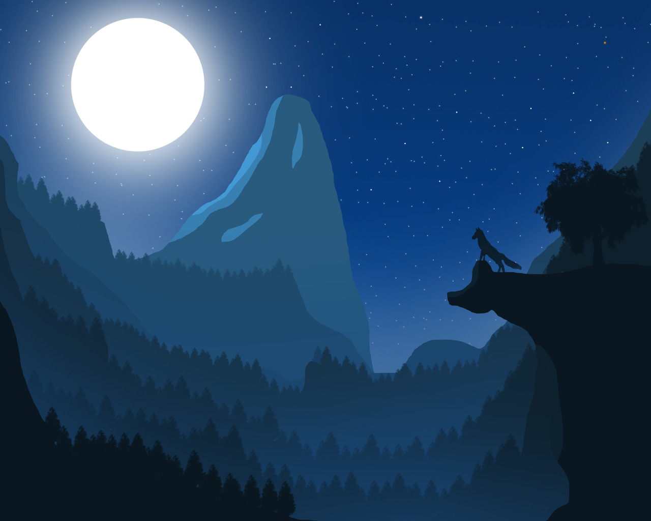 Moon Fox Wallpapers - Wallpaper Cave