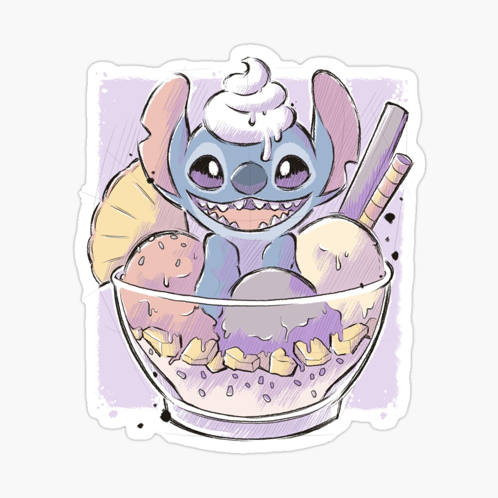 Stitch Ice Cream Wallpapers - Wallpaper Cave