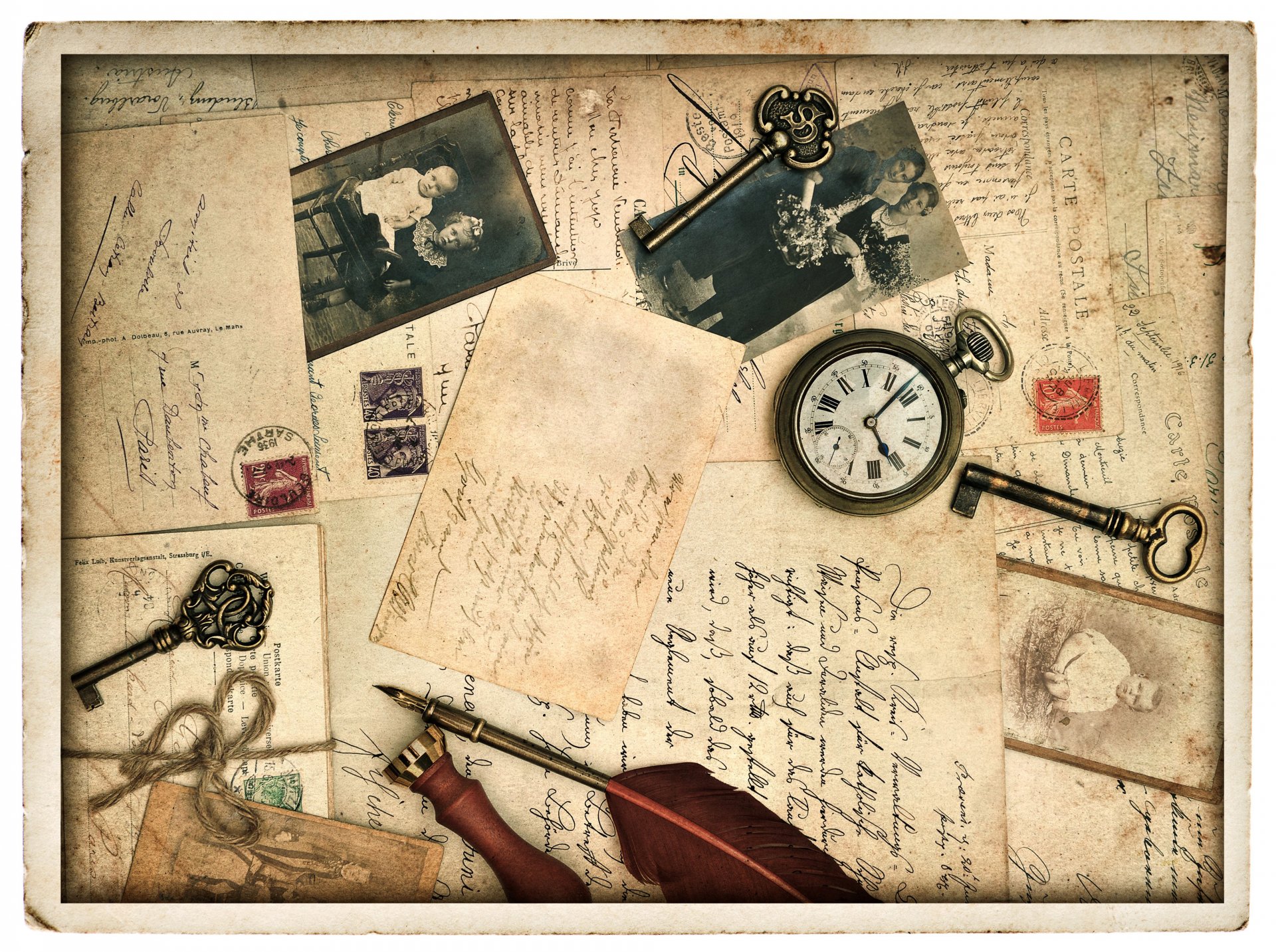 Vintage Letter Wallpapers - Wallpaper Cave
