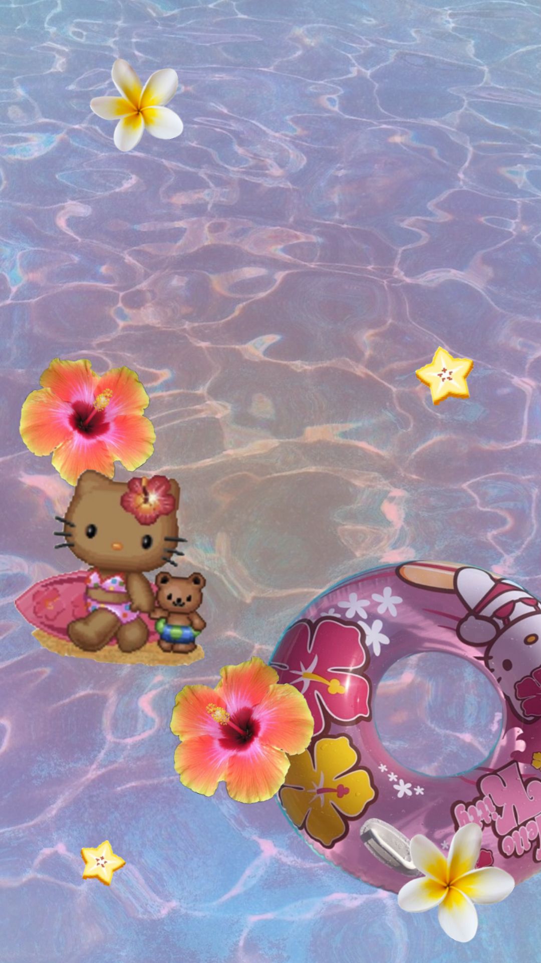 Hello Kitty Beach Wallpaper