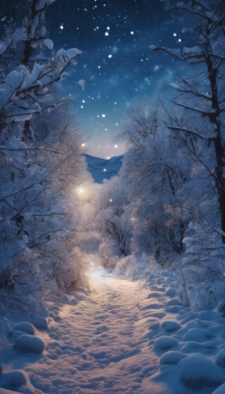 Night Winter Season Wallpapers - Wallpaper Cave