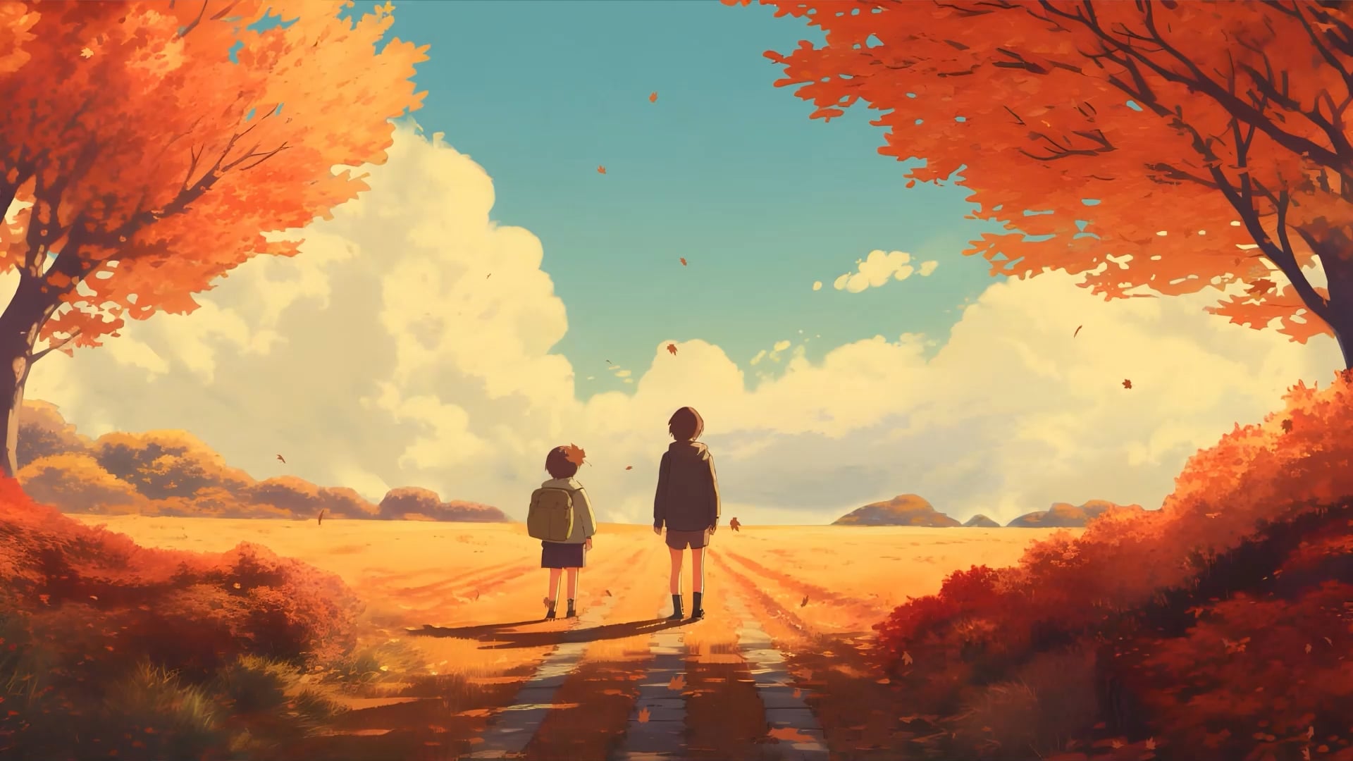 Lofi Autumn Desktop Wallpapers - Wallpaper Cave