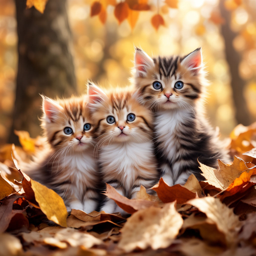 Cute Autumn Cat Wallpapers - Wallpaper Cave