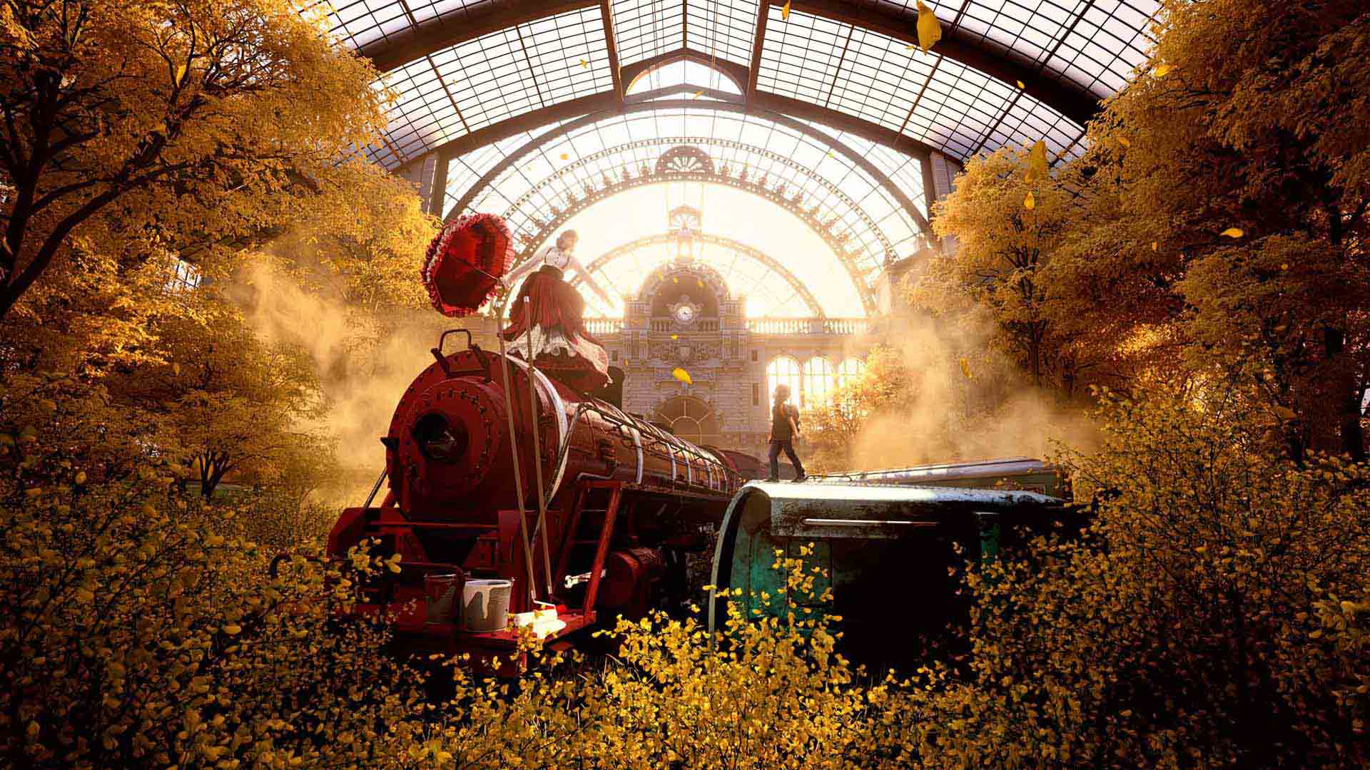 Train Station Autumn Wallpapers - Wallpaper Cave