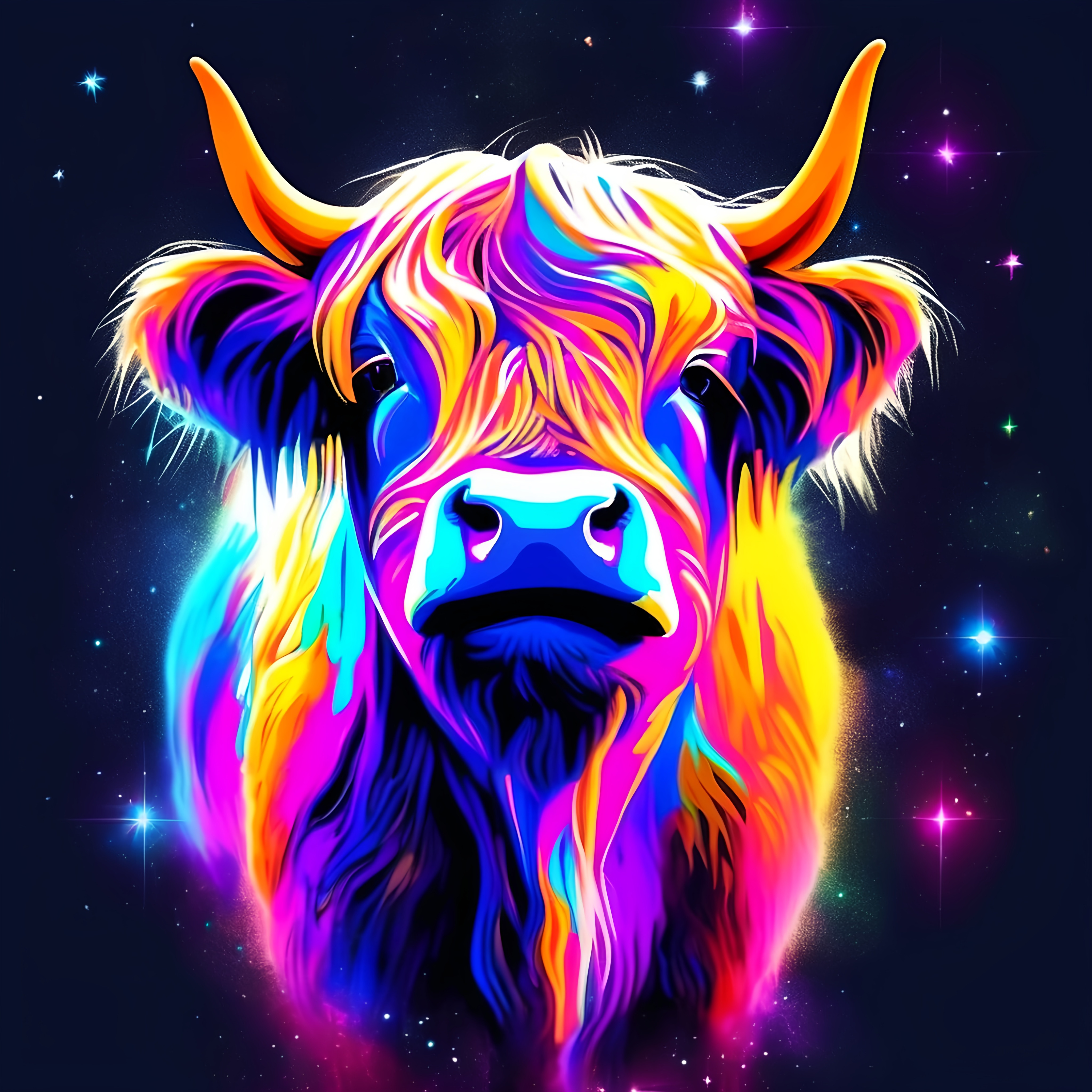 Neon Cows Wallpapers - Wallpaper Cave
