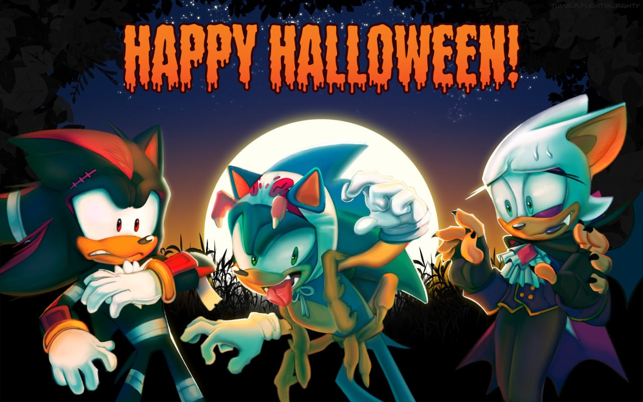Sonic And Tails Halloween Desktop Wallpapers - Wallpaper Cave