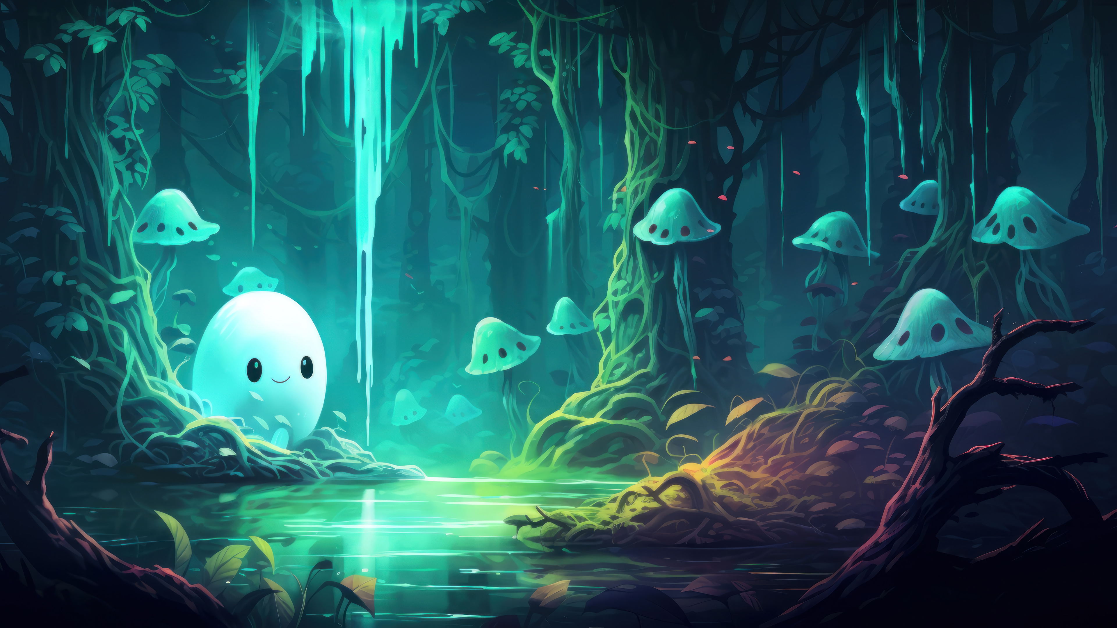 Halloween Forest Computer Wallpapers - Wallpaper Cave