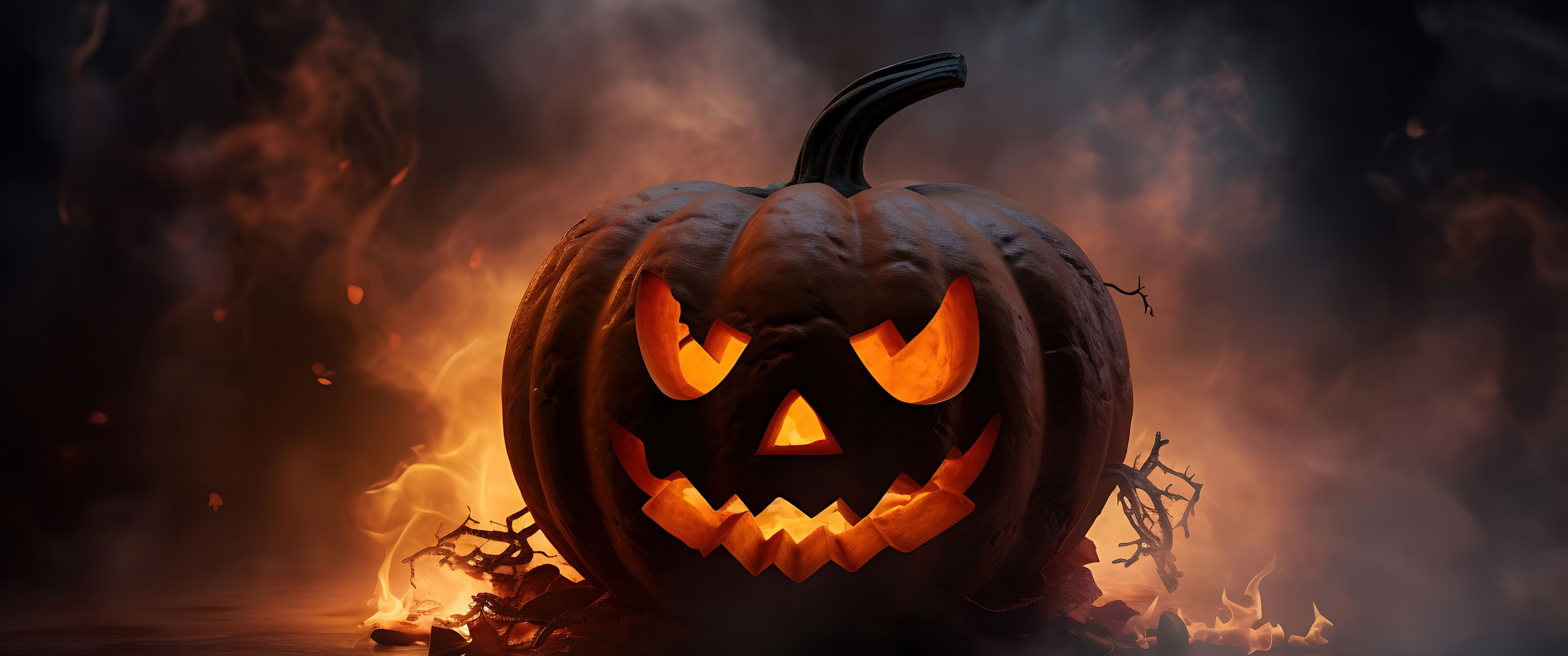 Halloween Pumpkin Computer Wallpapers - Wallpaper Cave