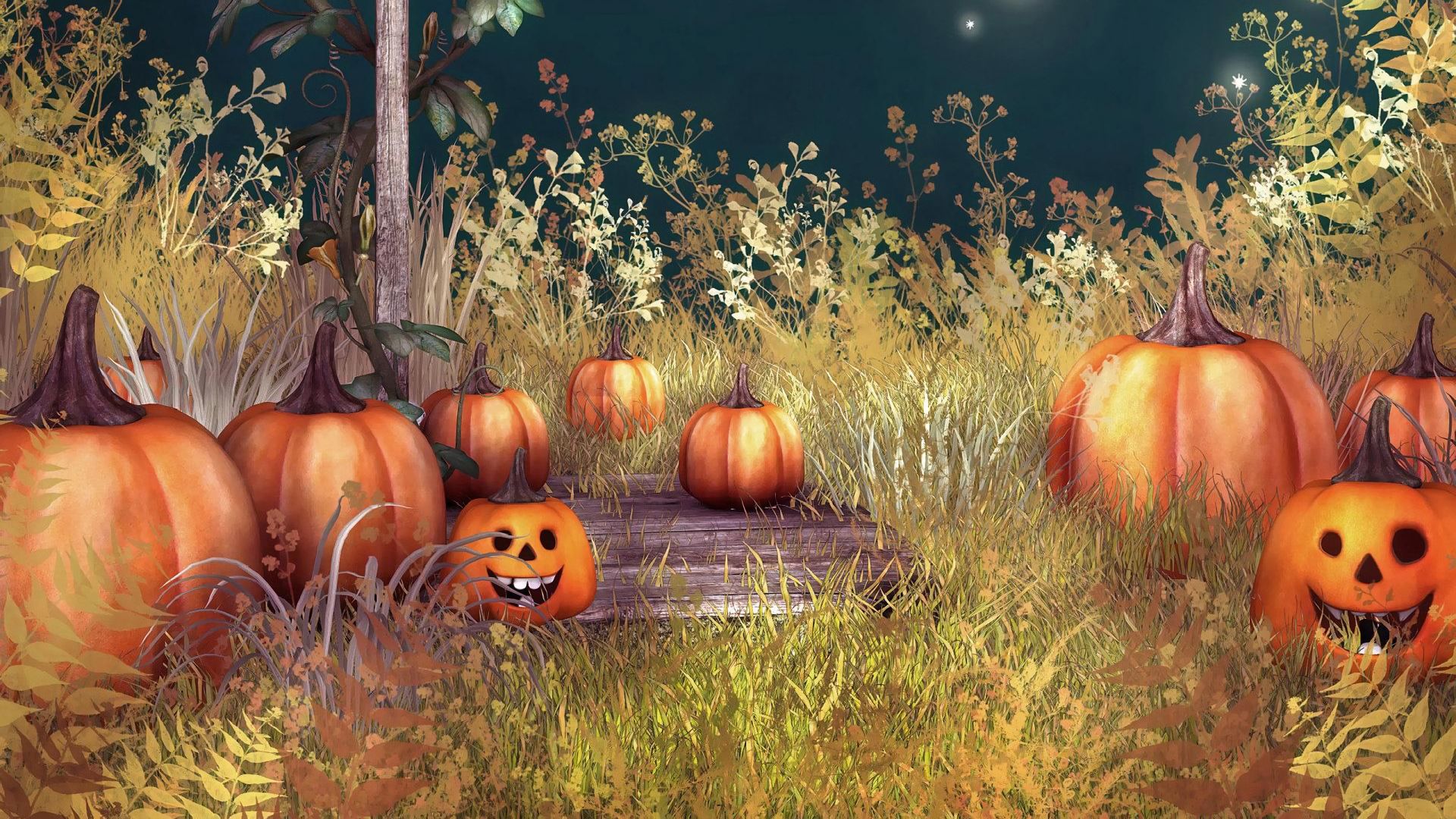 Halloween Pumpkin Computer Wallpapers - Wallpaper Cave