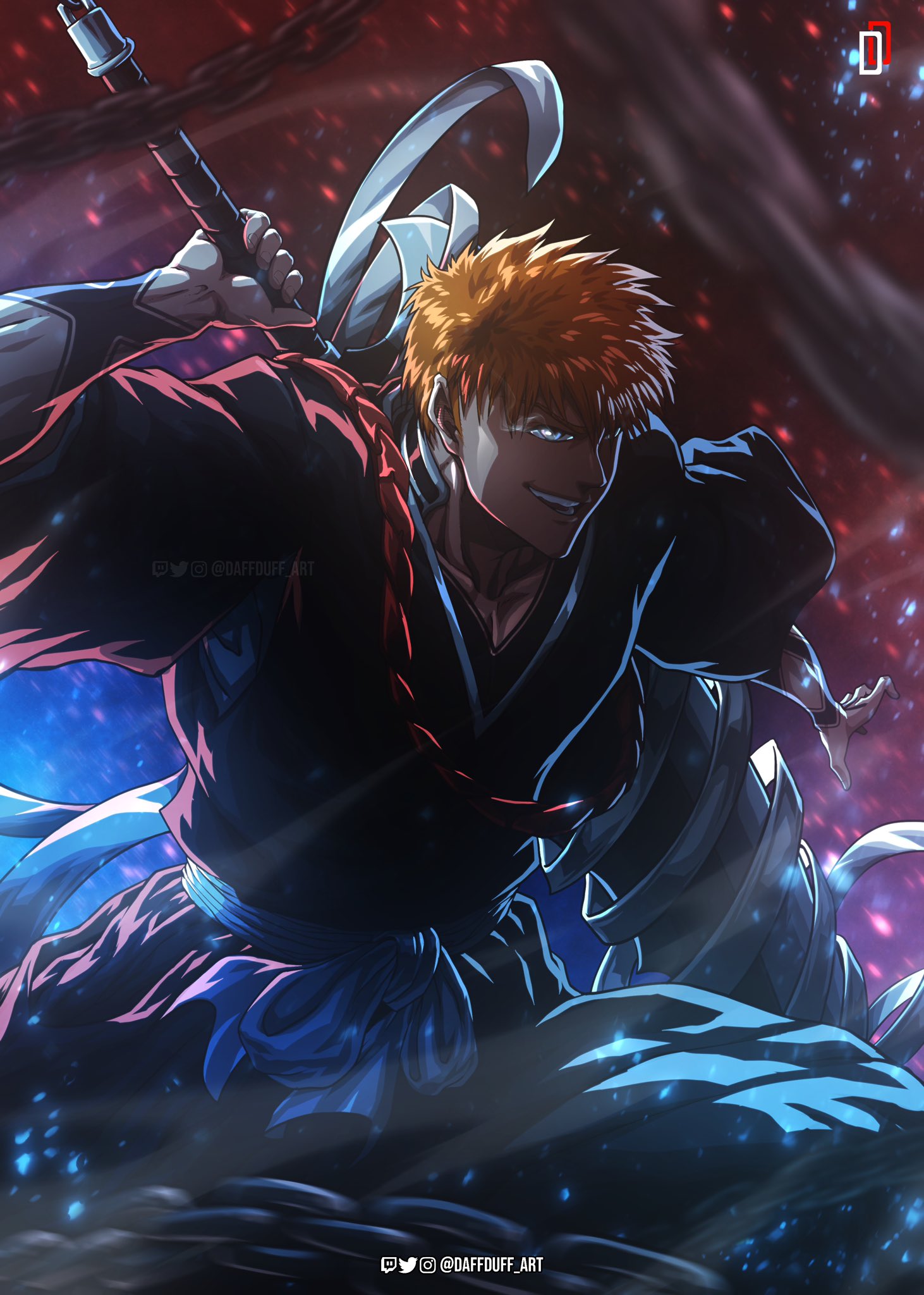 Ichigo Bankai iPhone Wallpapers - Wallpaper Cave