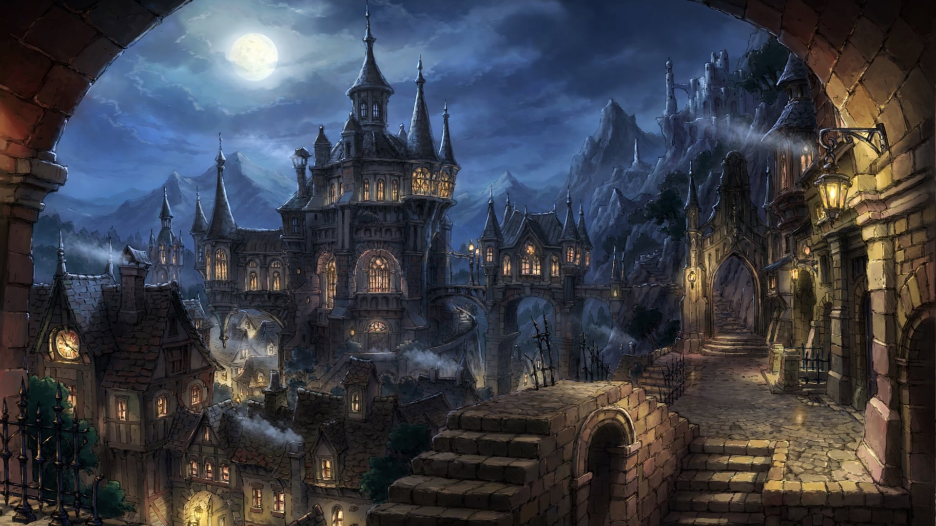 Dark Castle Desktop Wallpapers - Wallpaper Cave