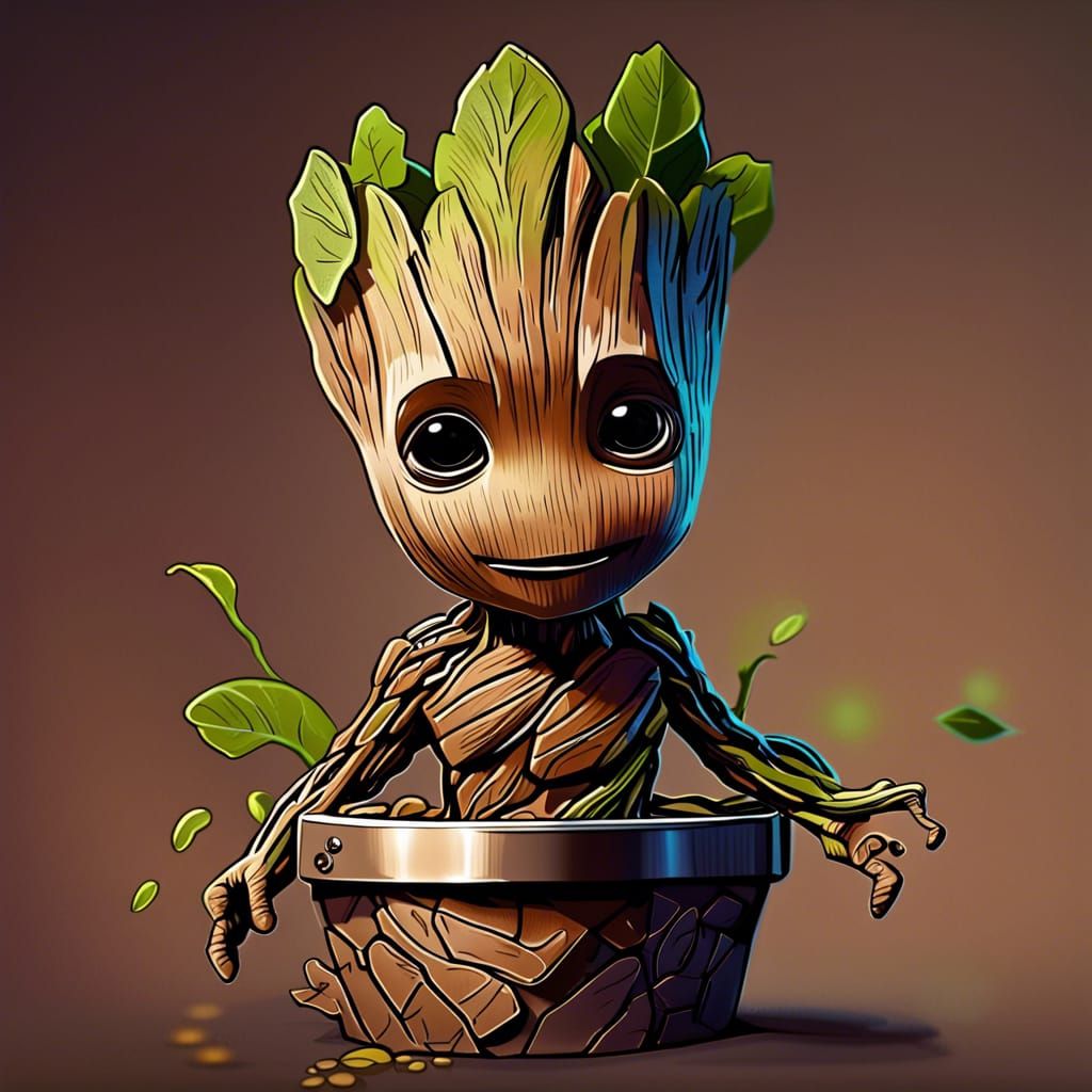 Groot Cartoon Wallpapers - Wallpaper Cave
