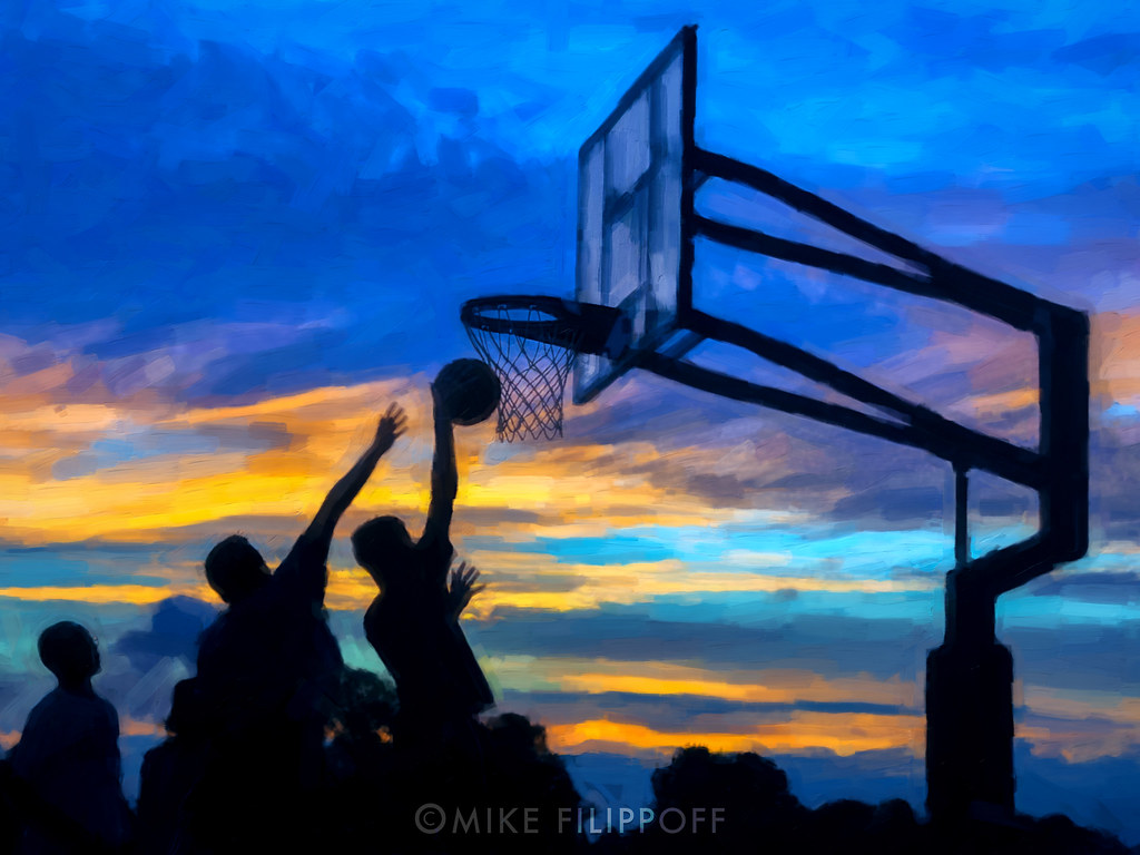 Sunset Basketball Wallpapers - Wallpaper Cave