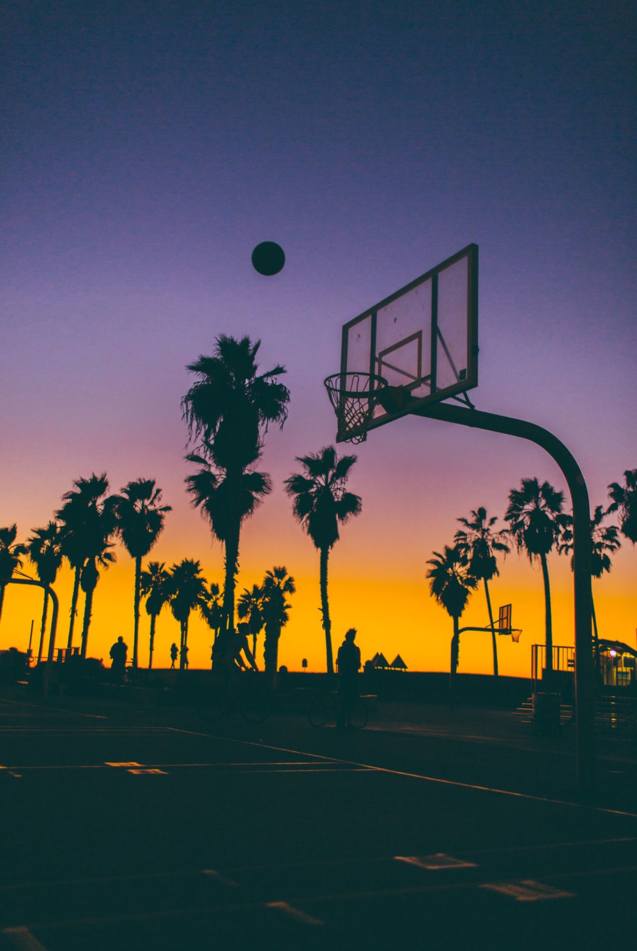 Sunset Basketball Wallpapers - Wallpaper Cave