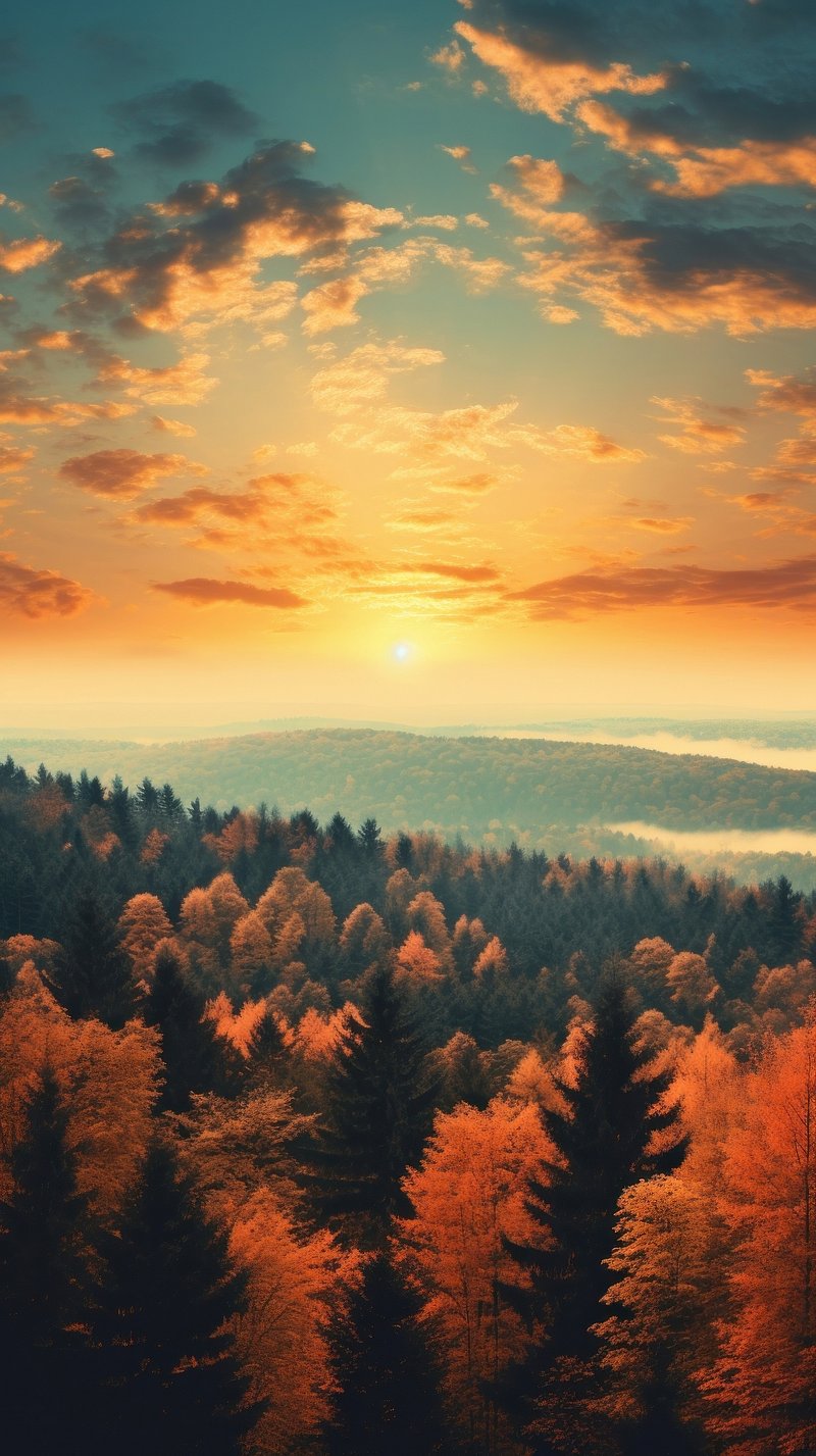 iPhone Forest Autumn Wallpapers - Wallpaper Cave