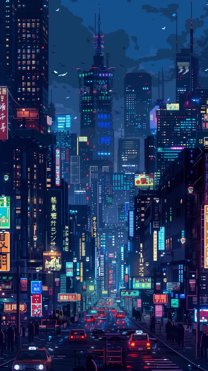 Cyberpunk Pixel Art Wallpapers - Wallpaper Cave