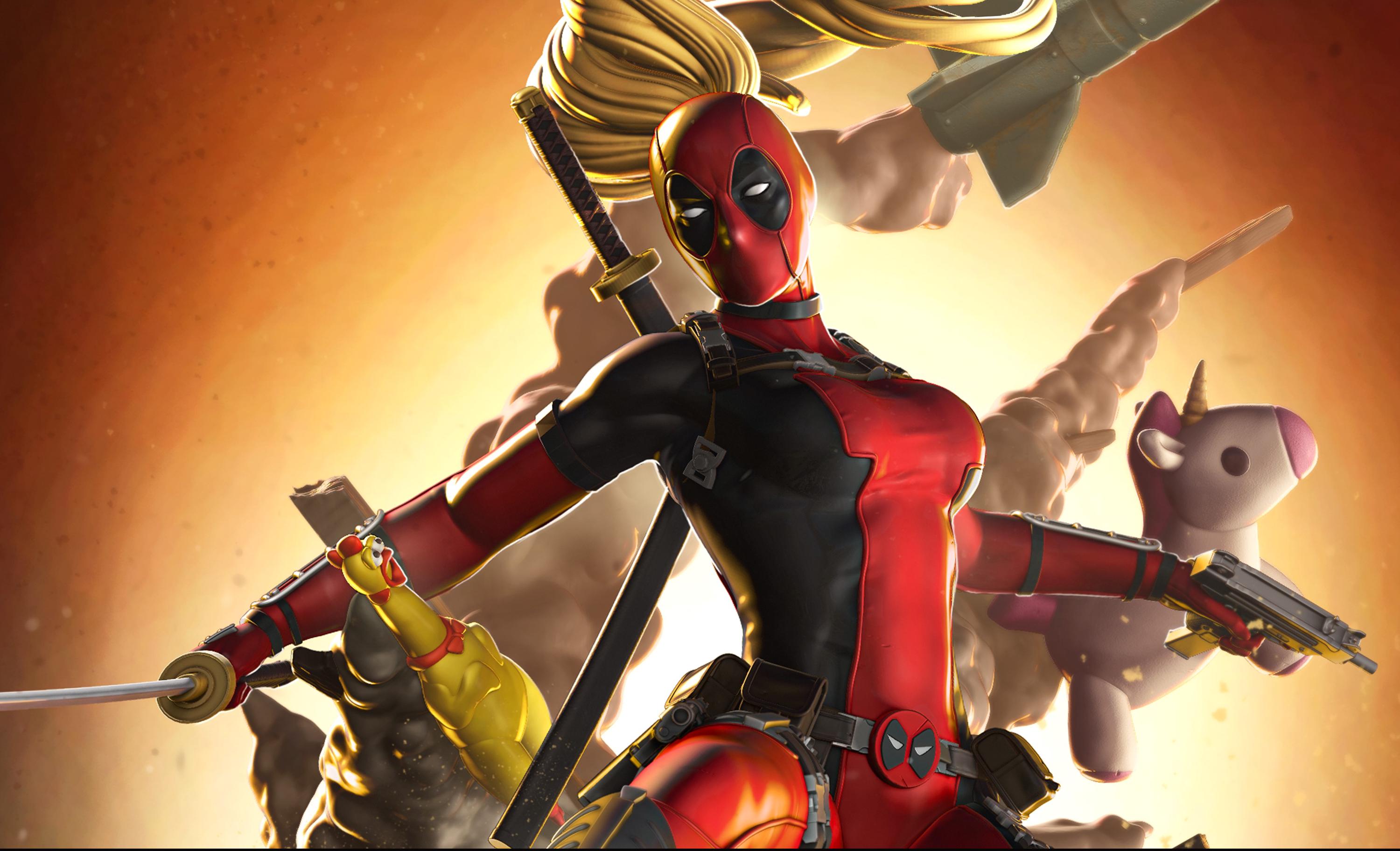 Lady Deadpool Computer Wallpapers Female Deadpool Wallpapers