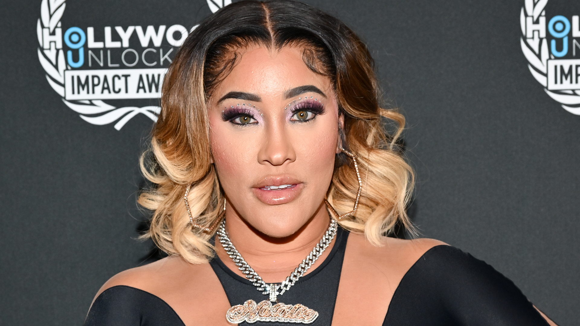 Natalie Nunn Gelekte Foto's Natalie Nunn Editorial Stock Photo Stock