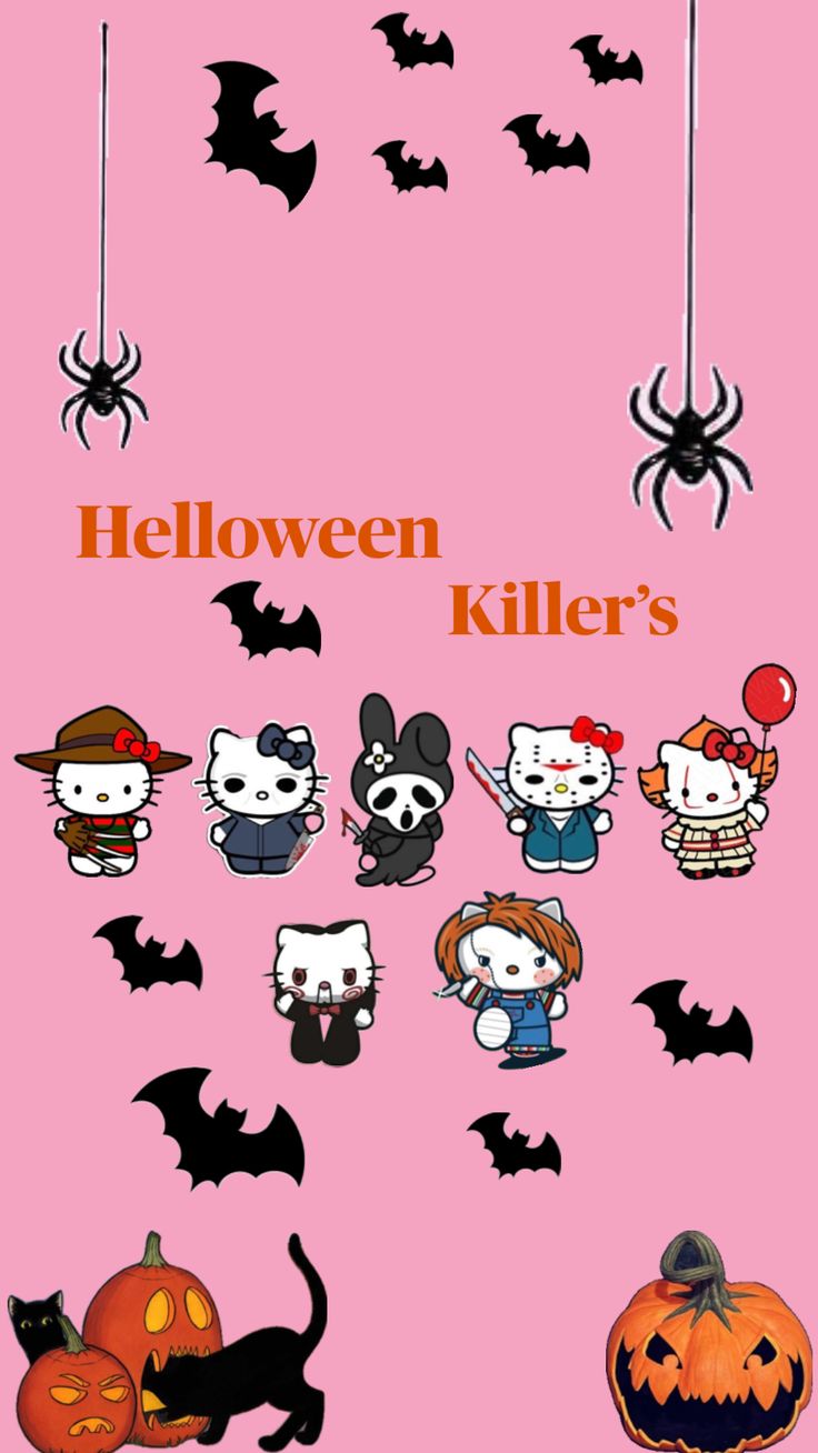 Preppy Hello Kitty Halloween Wallpapers - Wallpaper Cave
