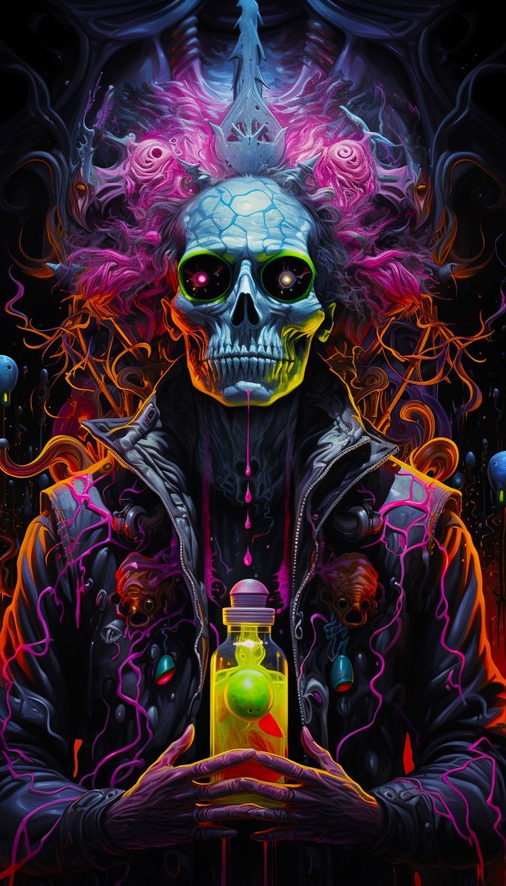 Skeleton Drip Wallpapers - Wallpaper Cave