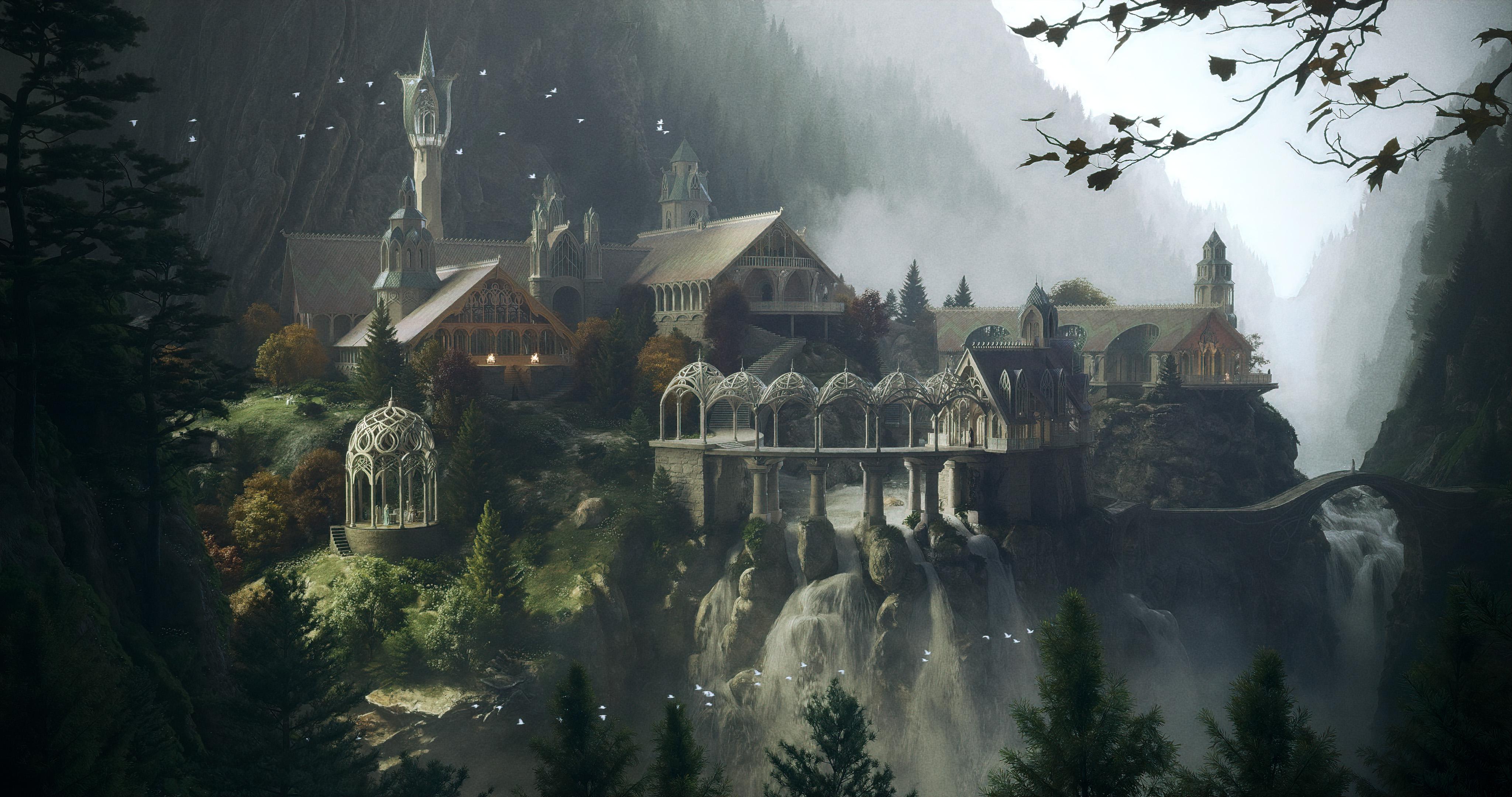 Hobbit Rivendell Wallpapers - Wallpaper Cave
